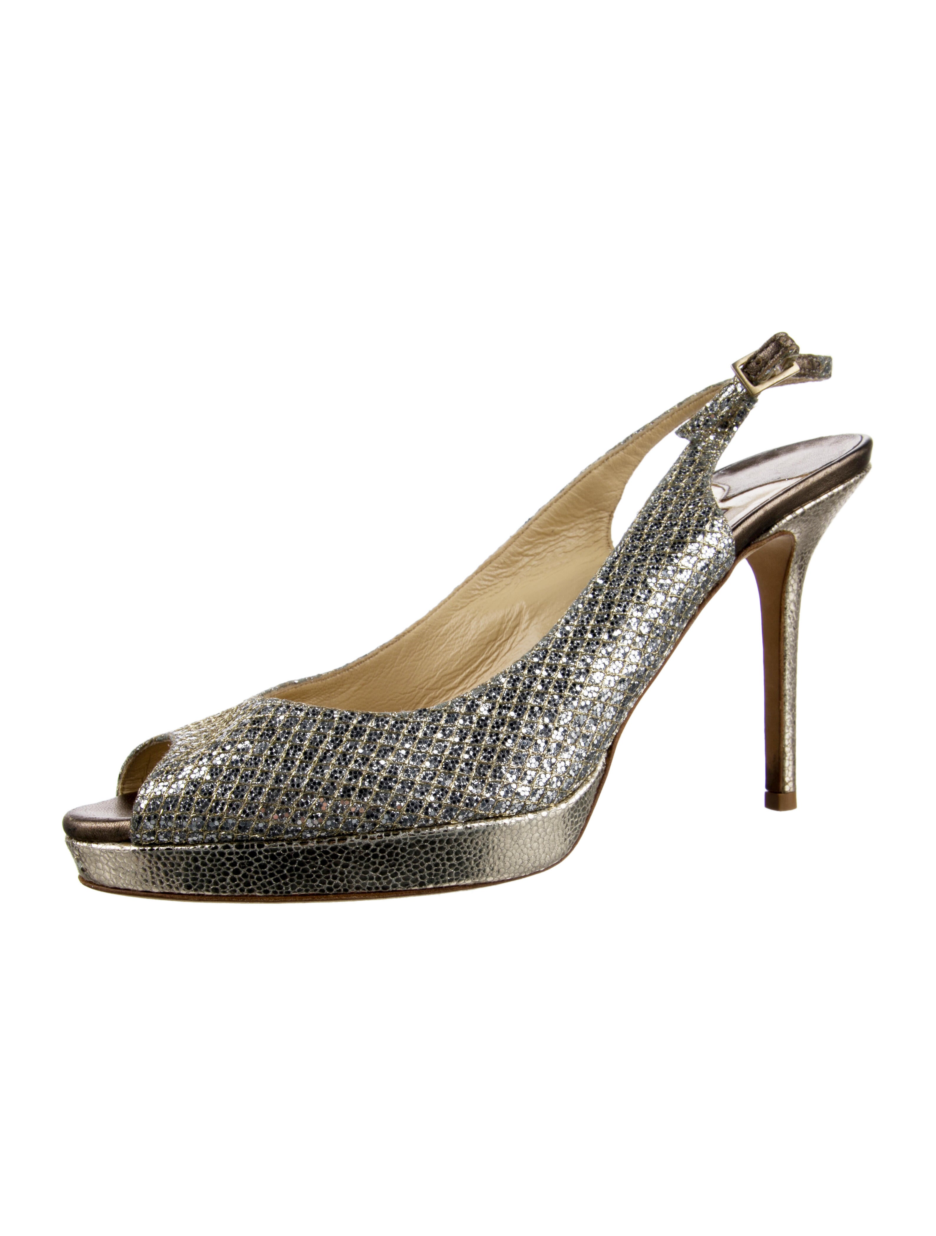 Jimmy Choo Ari Camouflage Pumps - Silver Pumps, Shoes - JIM41539 | The ...