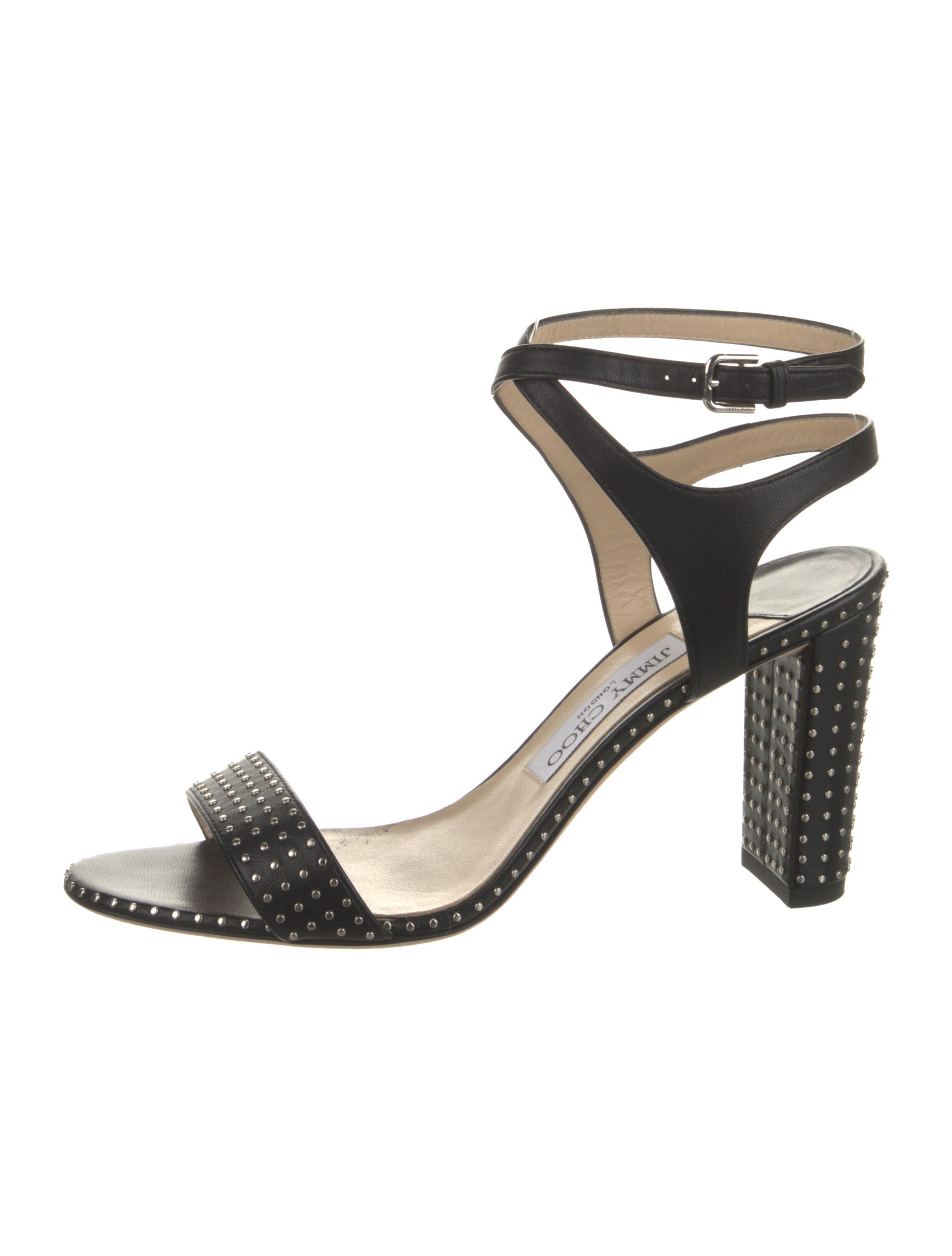 Jimmy Choo Sandals - Black Sandals, Shoes - JIM32861 | The RealReal