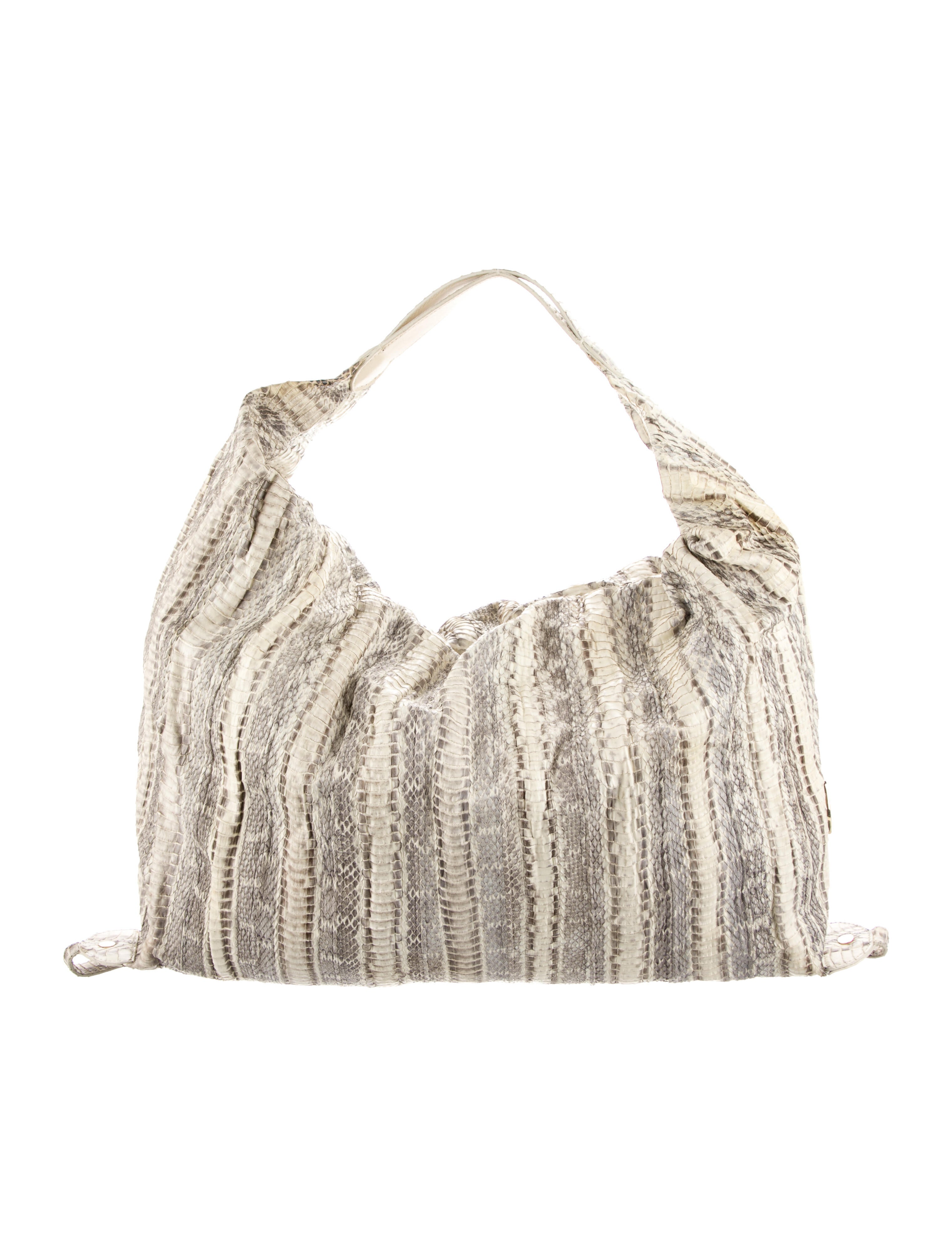 Jimmy Choo Studded Leather Shoulder Bag - White Shoulder Bags, Handbags ...