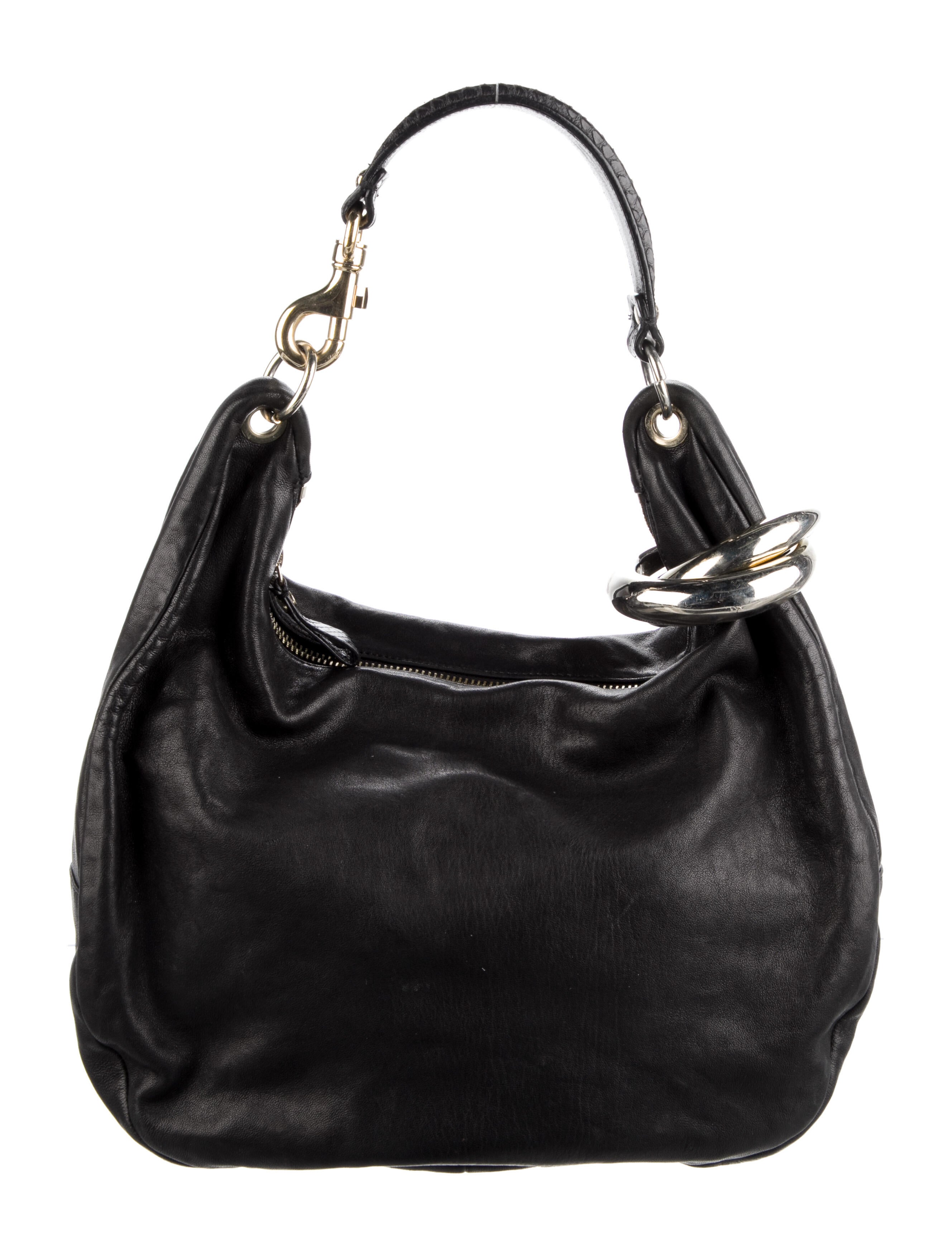 Jimmy Choo Star Studded Solar Hobo - Black Hobos, Handbags - JIM56167 ...