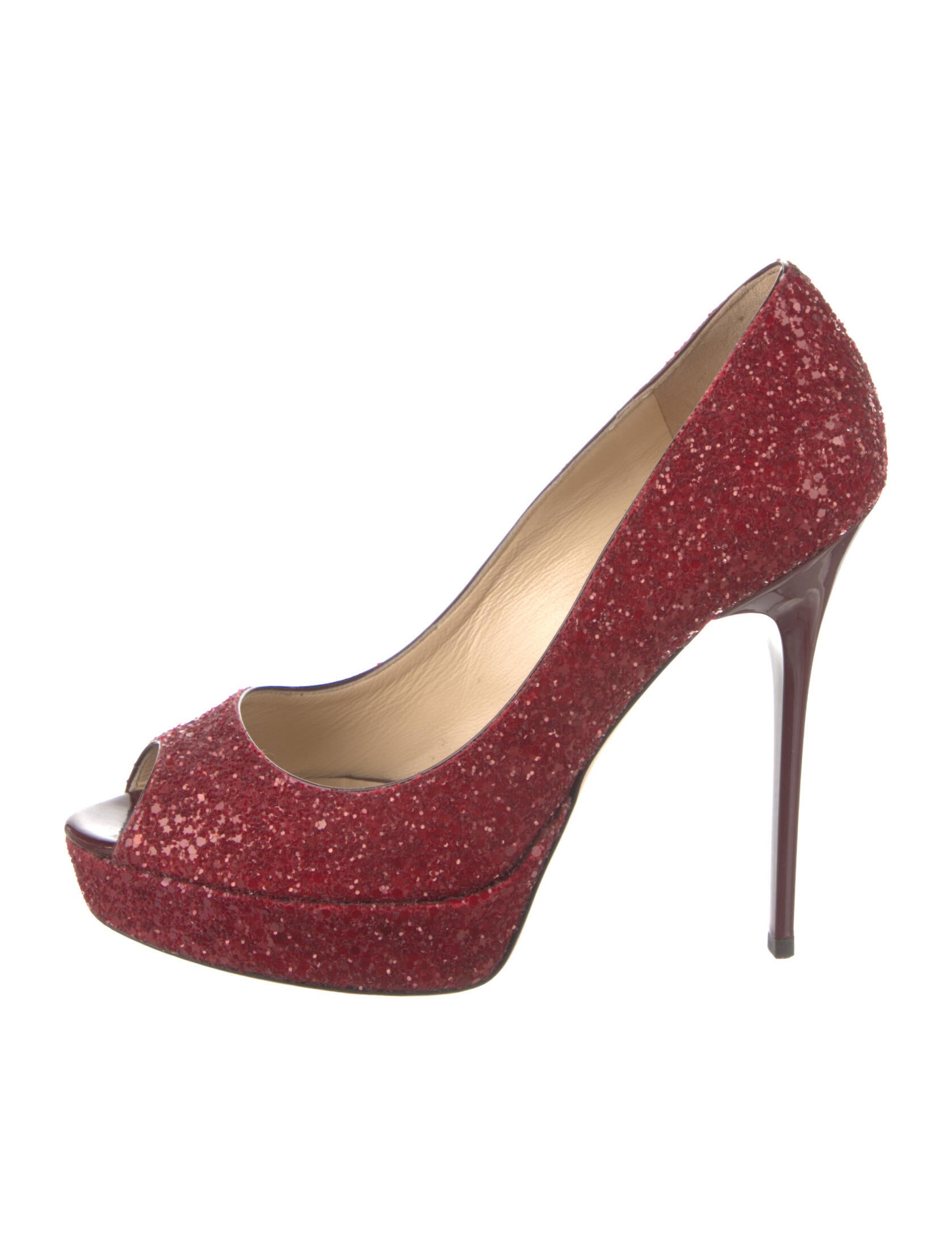 Jimmy Choo Pumps - Red Pumps, Shoes - JIM23575 | The RealReal