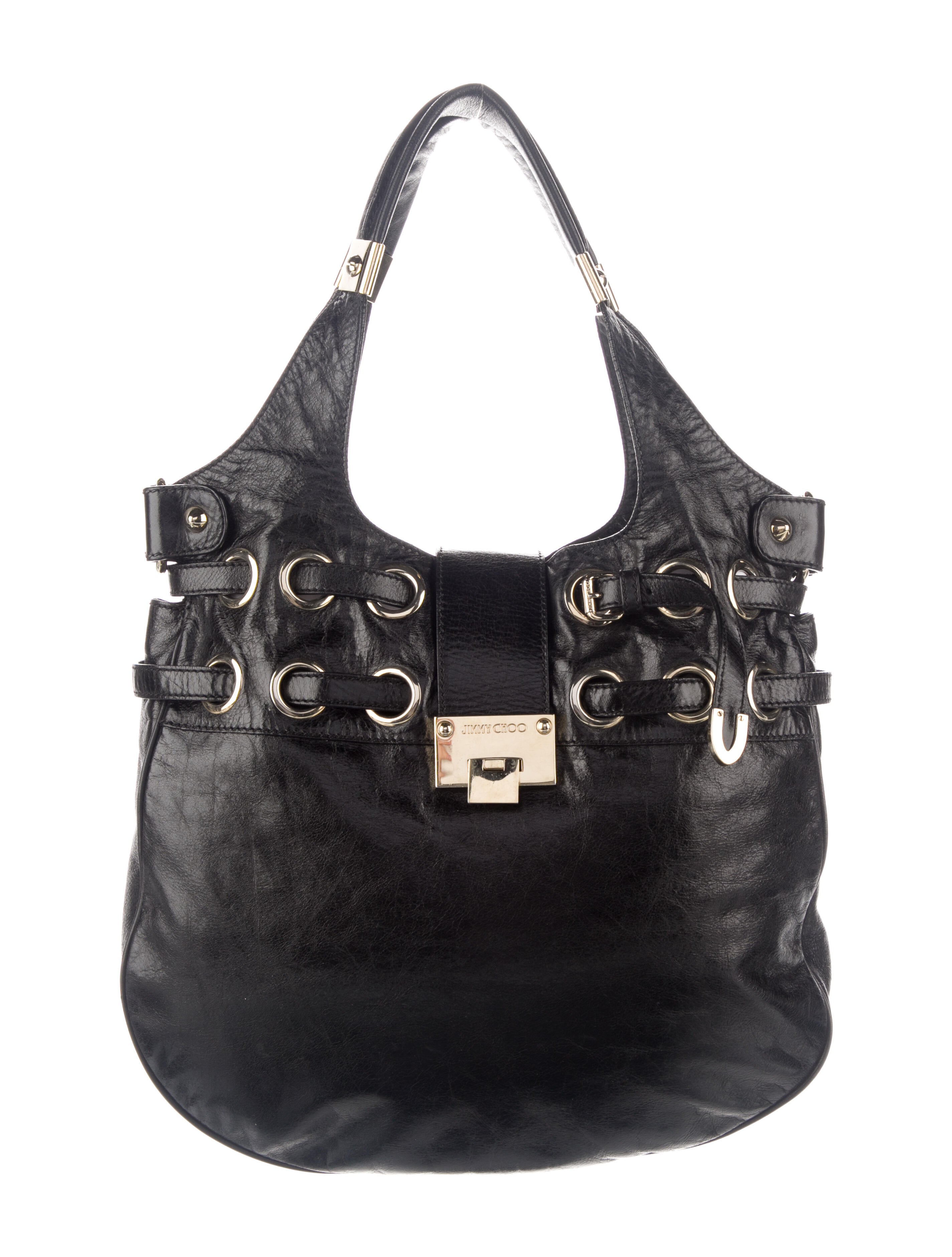 Jimmy Choo Star Studded Solar Hobo - Black Hobos, Handbags - JIM56167 ...