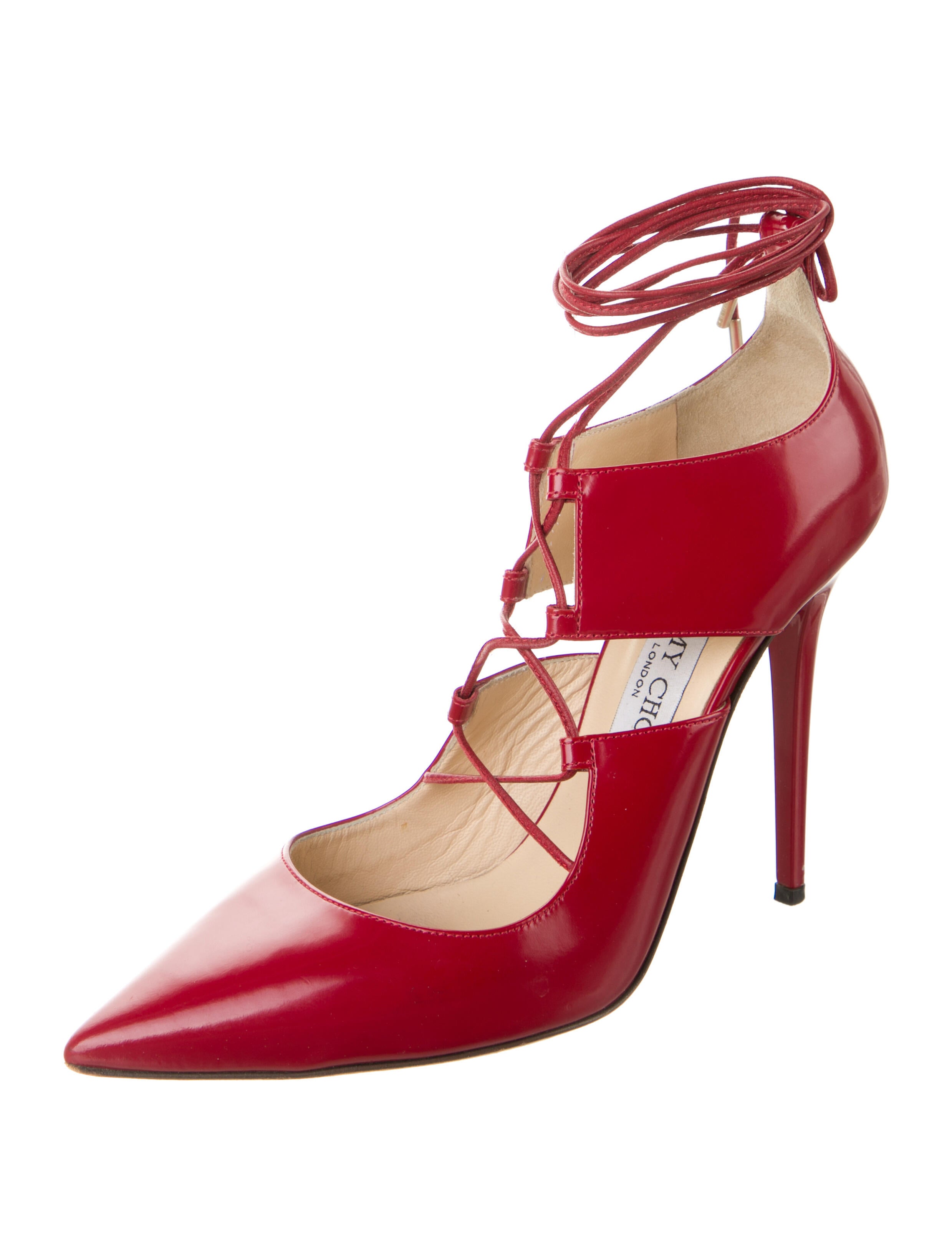 Jimmy Choo Pumps - Red Pumps, Shoes - JIM23575 | The RealReal