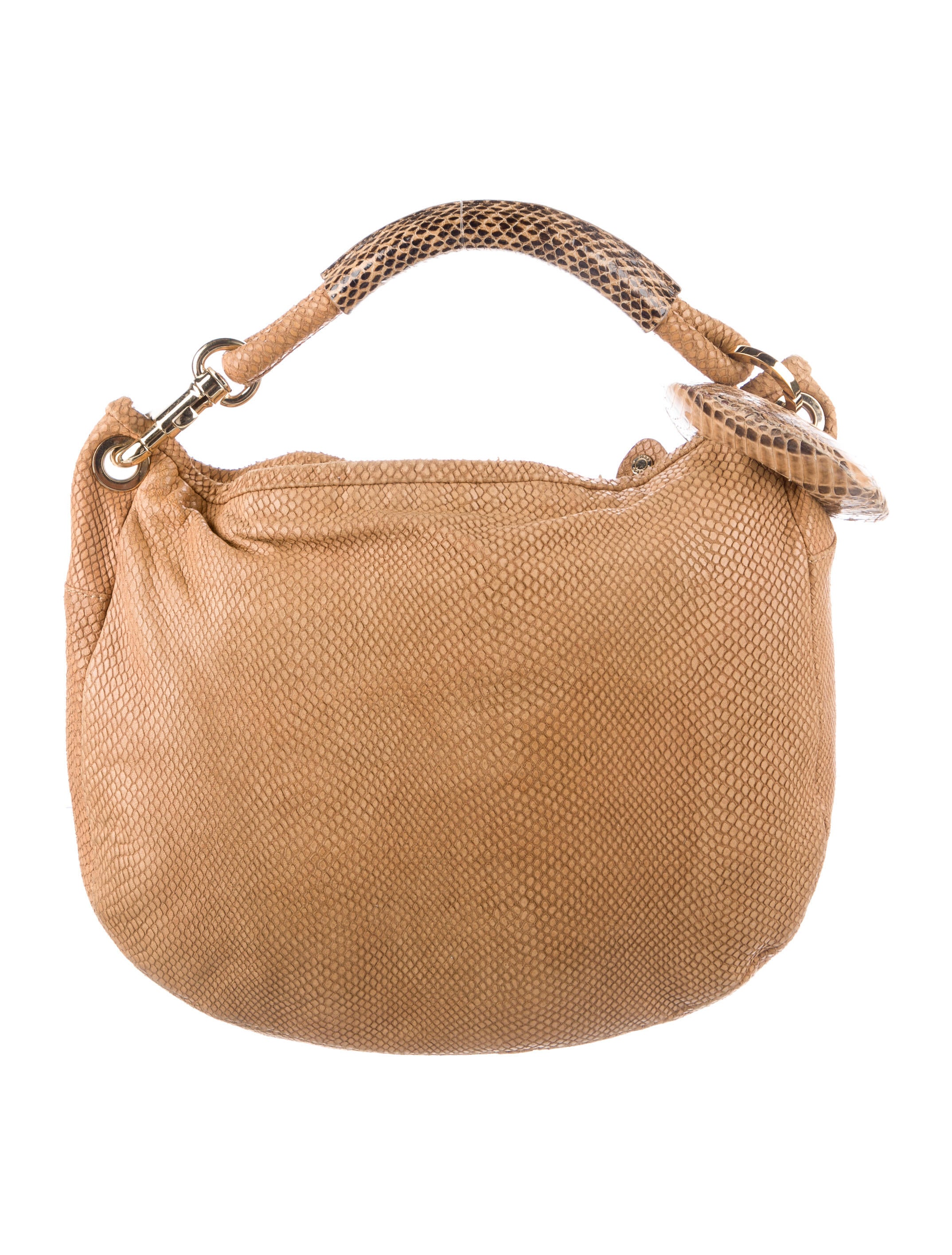 Jimmy Choo Solar Metallic Hobo - Brown Hobos, Handbags - JIM97120 | The ...