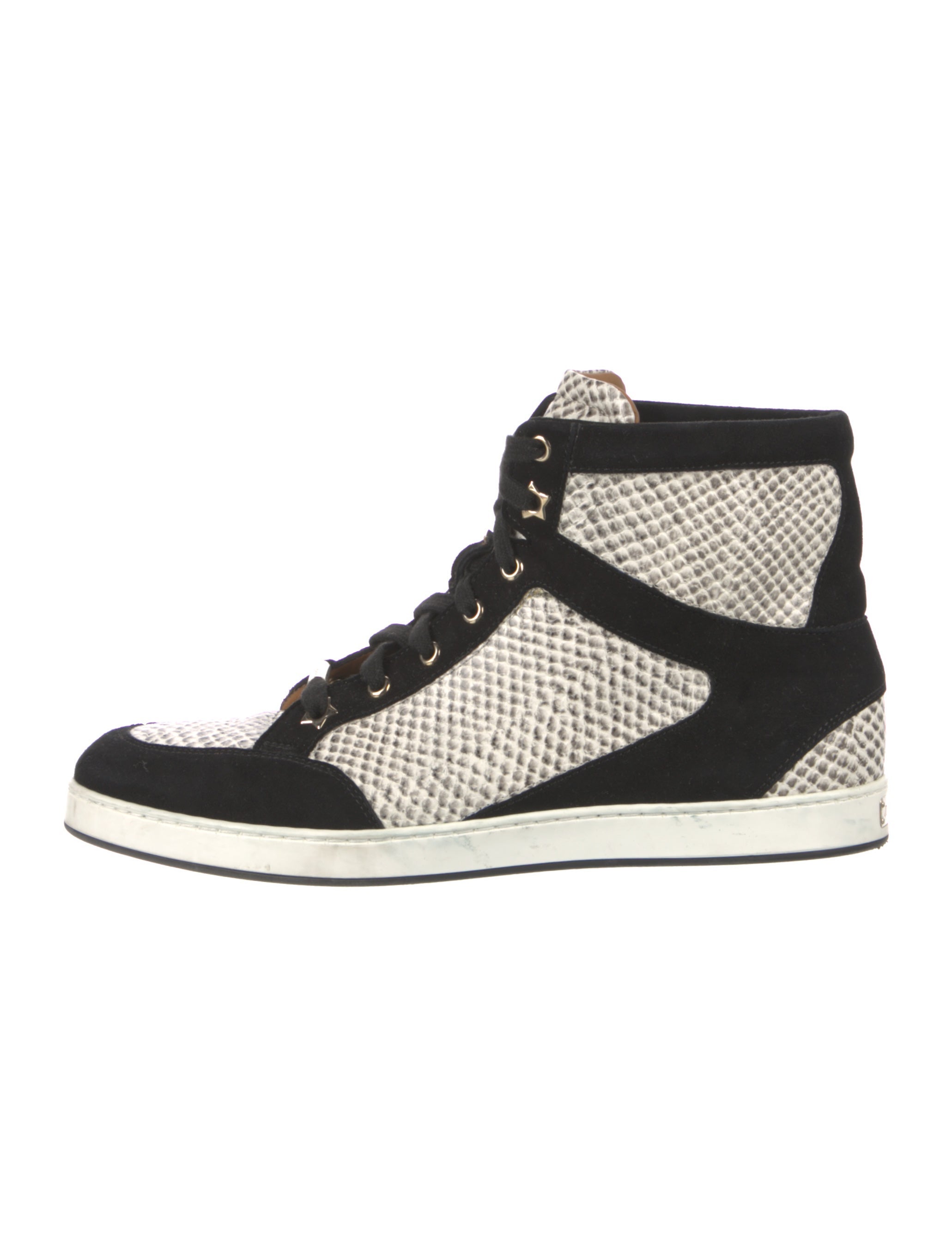 Jimmy Choo Animal Print Sneakers - Neutrals Sneakers, Shoes - JIM348908 ...