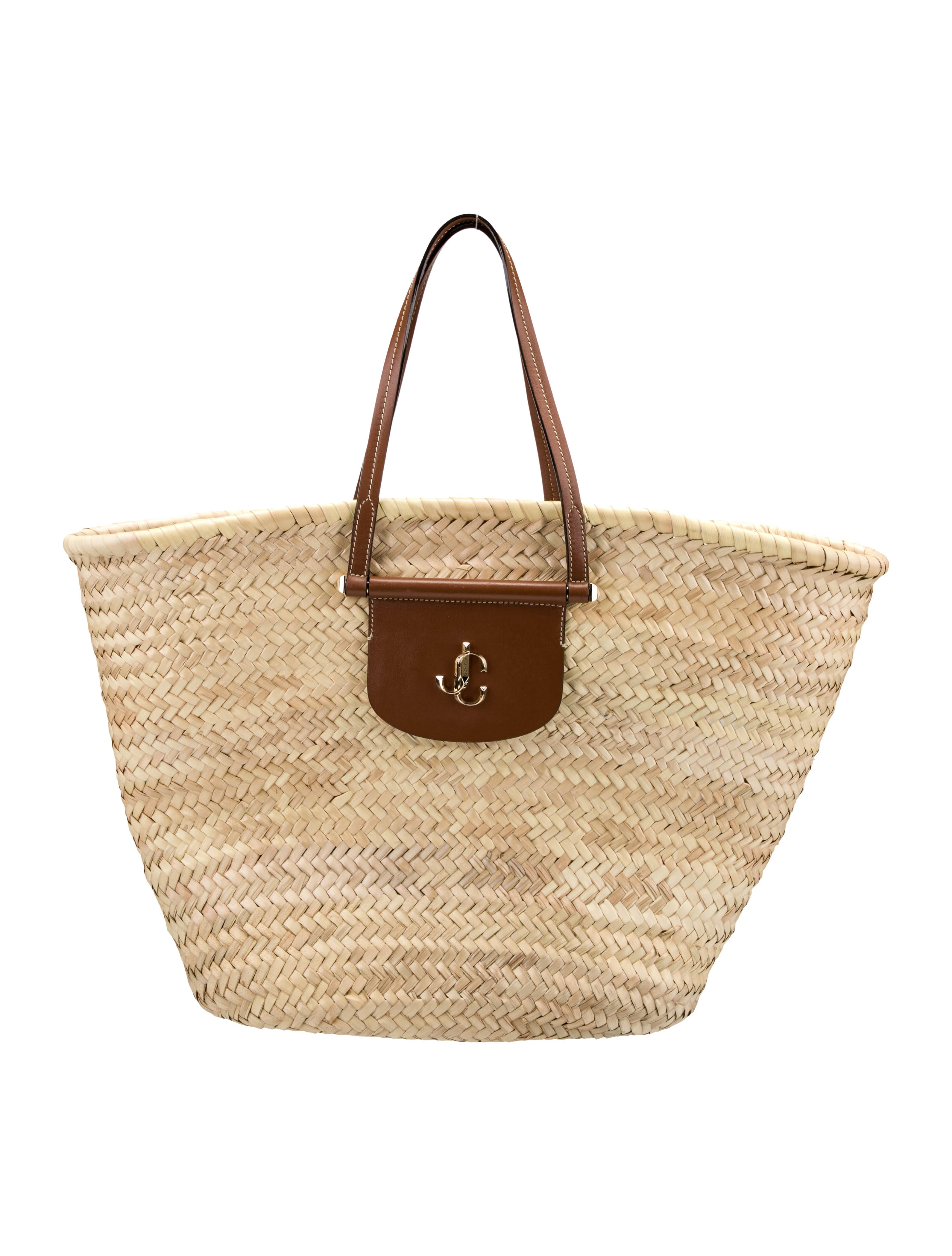 Celine 2023 Medium Raffia Triomphe Classic Panier Tote w/ Tags ...