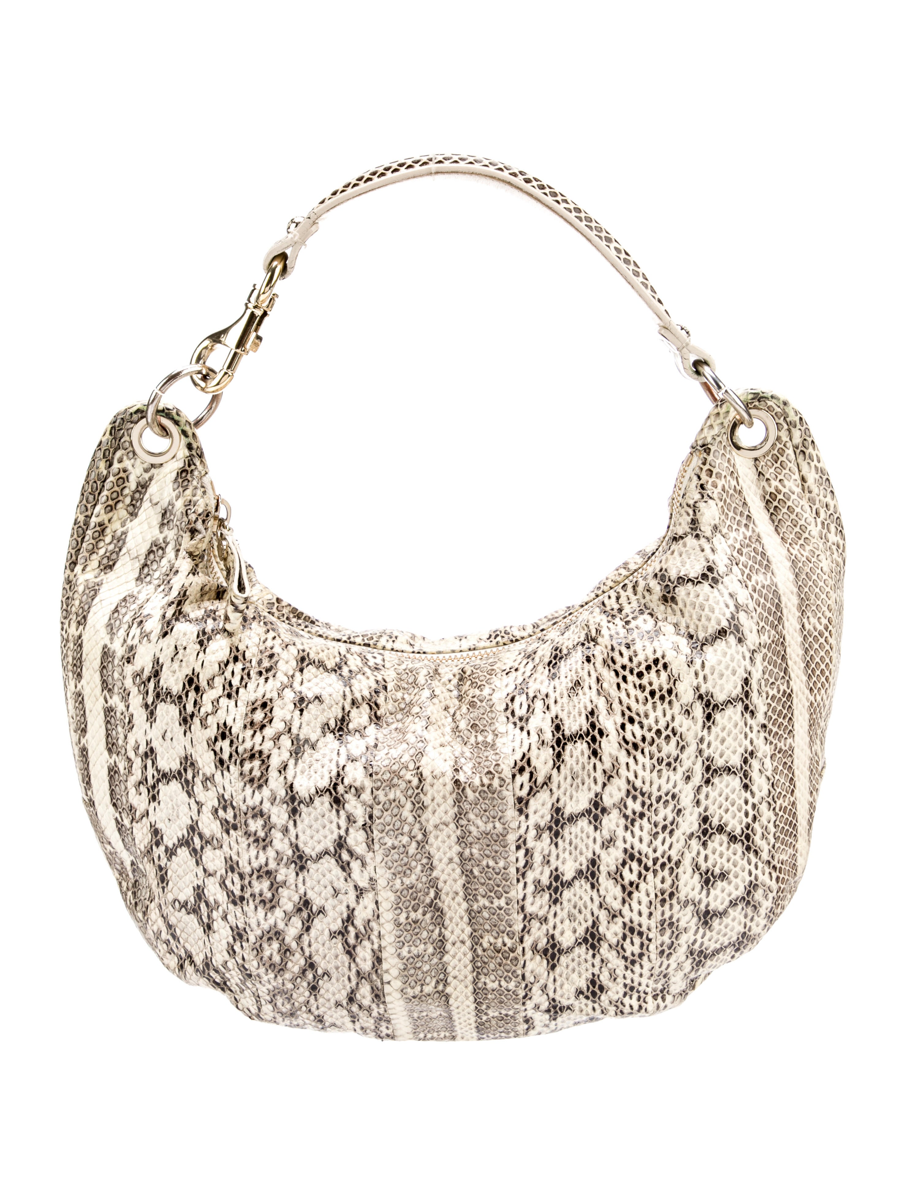 Jimmy Choo Snakeskin Hobo Bag - Hobos, Handbags - JIM361342 | The RealReal