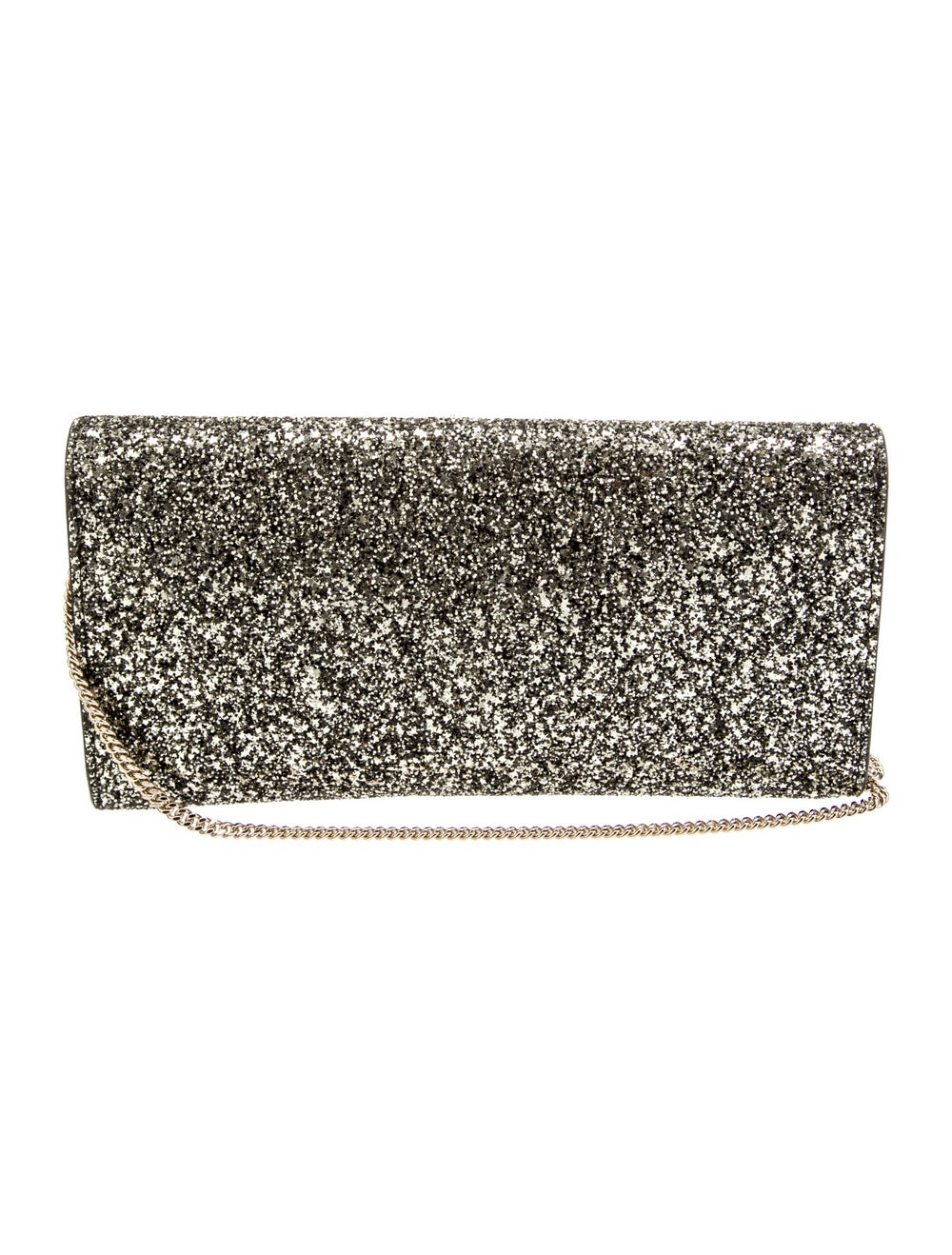 Jimmy Choo Glitter Emmie Evening Bag - Gem
