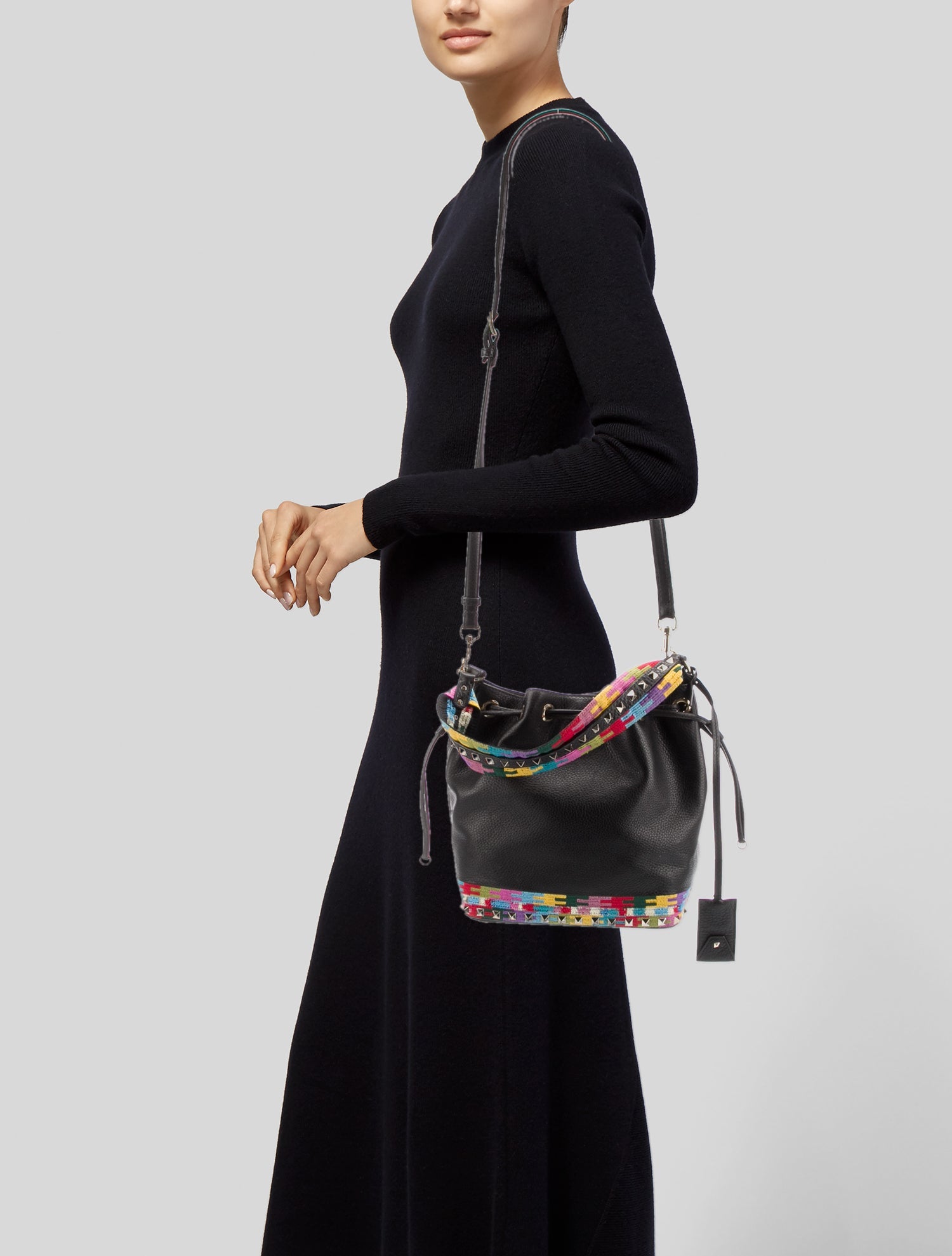 Mansur Gavriel Brown Leather Bucket Bag - Brown Bucket Bags, Handbags ...