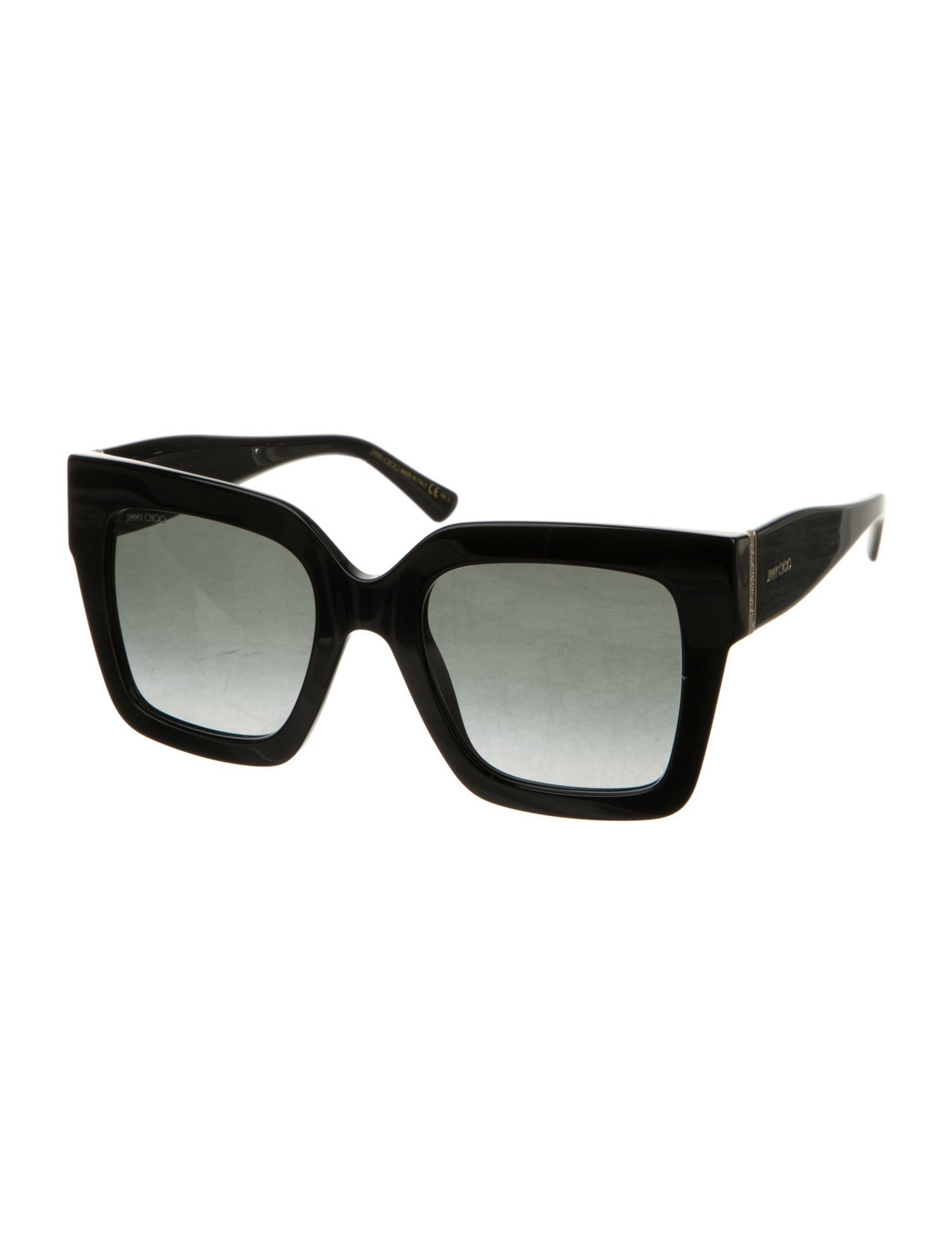 Jimmy Choo Square Gradient Sunglasses - Black Sunglasses, Accessories ...