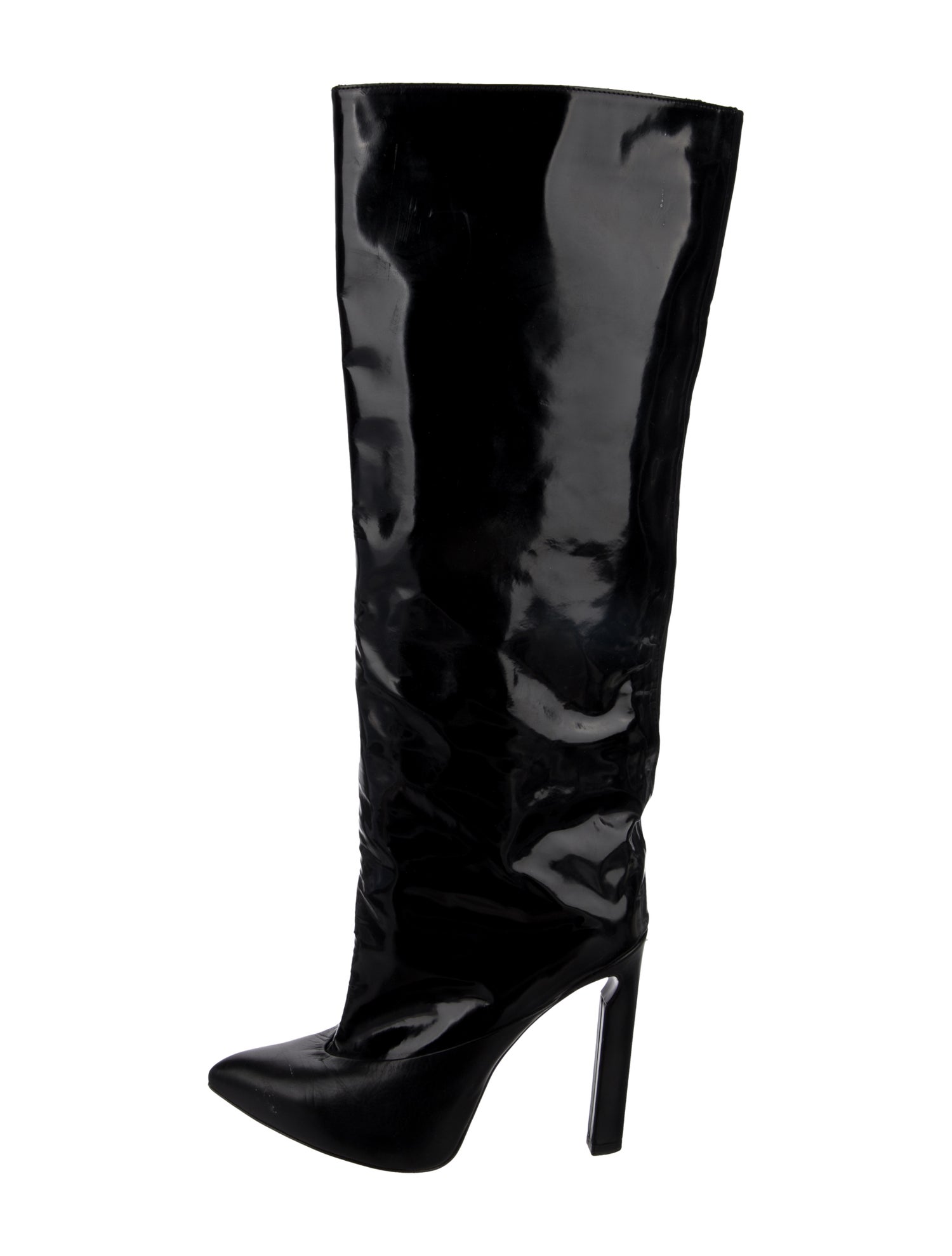 Lanvin Patent Leather Boots - Black Boots, Shoes - LAN210003 | The RealReal