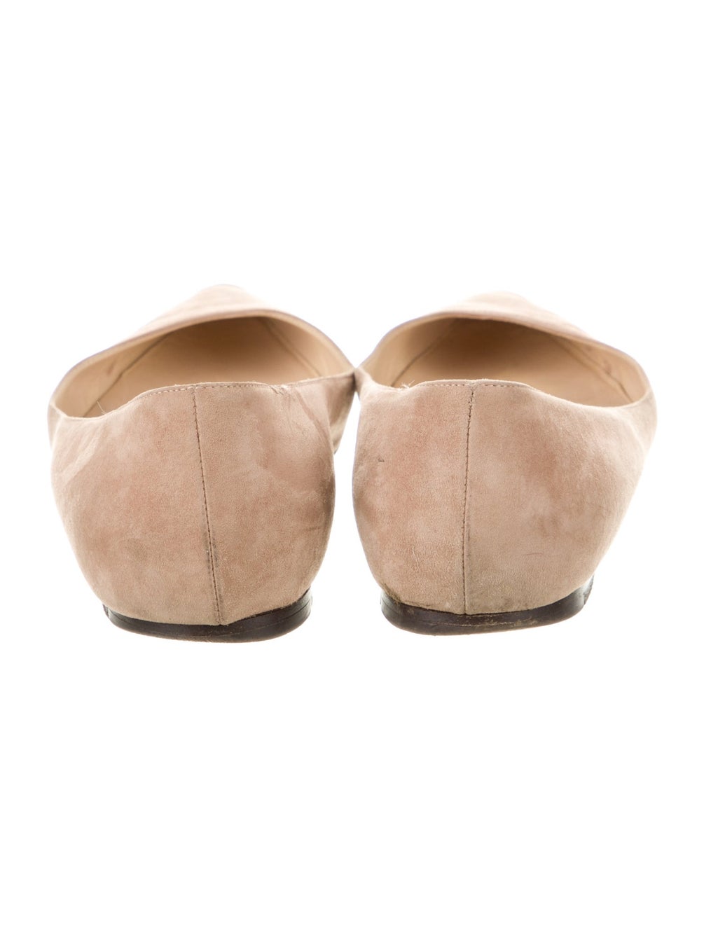 Jimmy Choo Suede Flats - Neutrals Flats, Shoes - JIM395932 | The RealReal