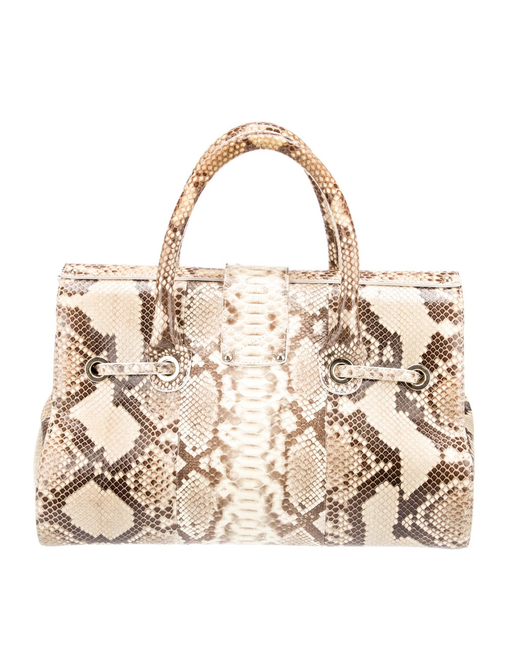 Jimmy Choo Python Printed Rosalie Bag - Brown Handle Bags, Handbags ...