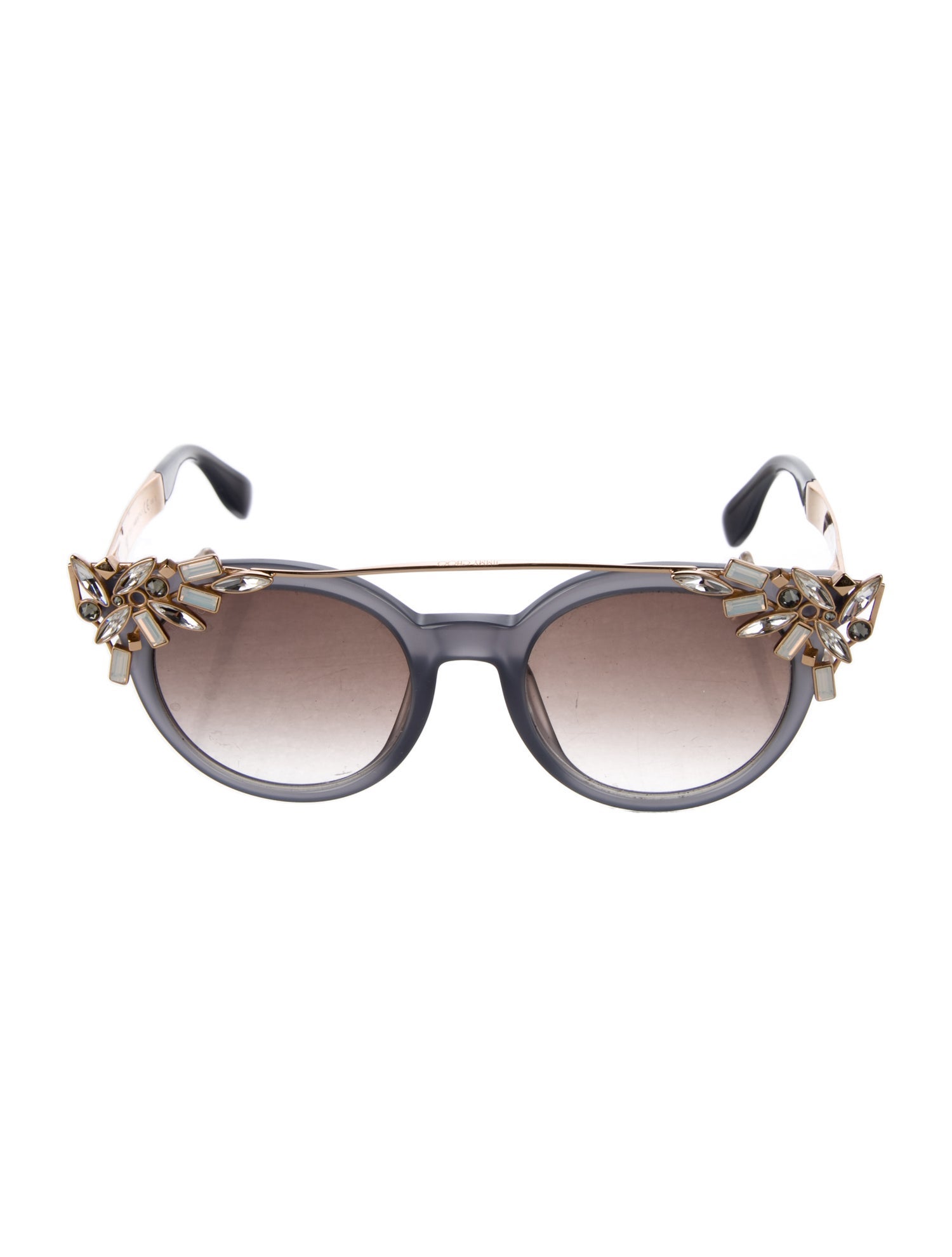 Jimmy Choo Cat-Eye Gradient Sunglasses - Grey Sunglasses, Accessories - JIM405101 | The RealReal
