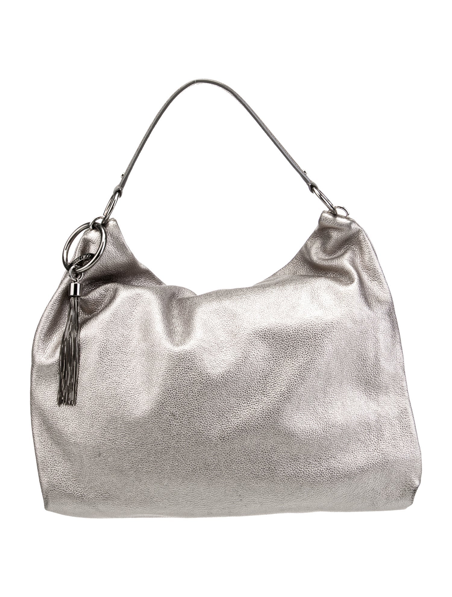 Jimmy Choo Leather Tulita Hobo - Pink Hobos, Handbags - JIM53287 | The ...