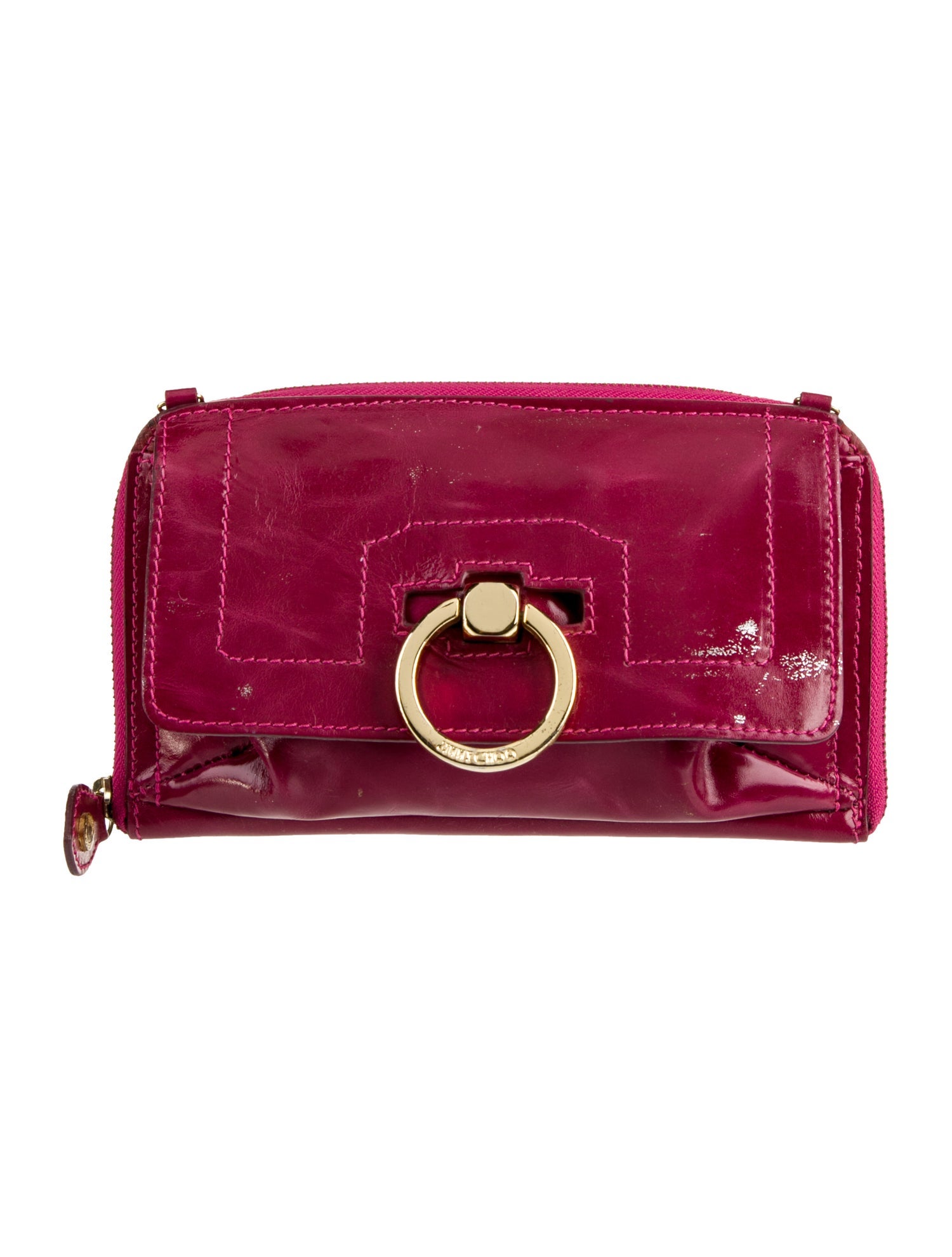 Jimmy Choo Leather Crossbody Bag - Pink Crossbody Bags, Handbags ...