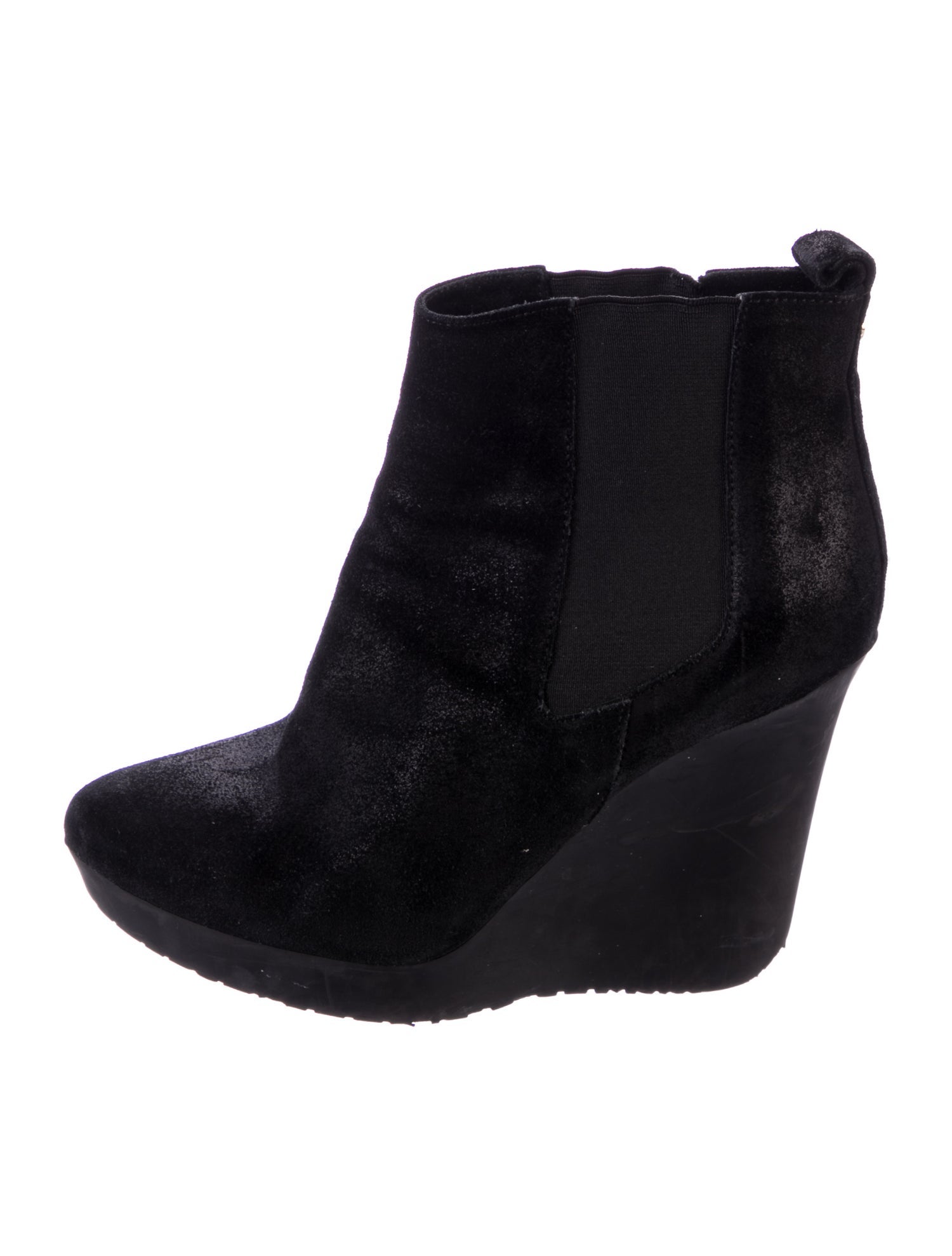 Jimmy Choo Suede Chelsea Boots - Black Boots, Shoes - JIM424433 | The ...