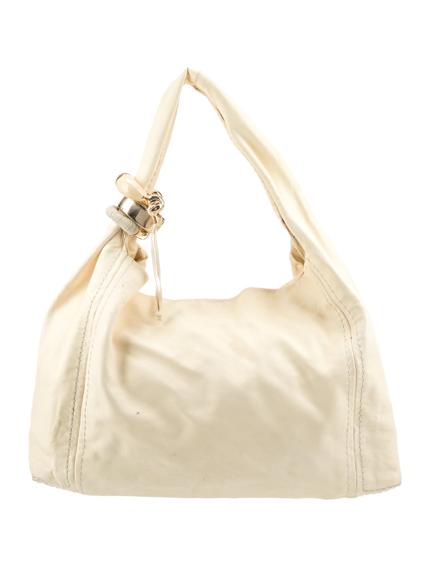 Jimmy Choo Leather Hobo - Yellow Hobos, Handbags - JIM429173 | The RealReal