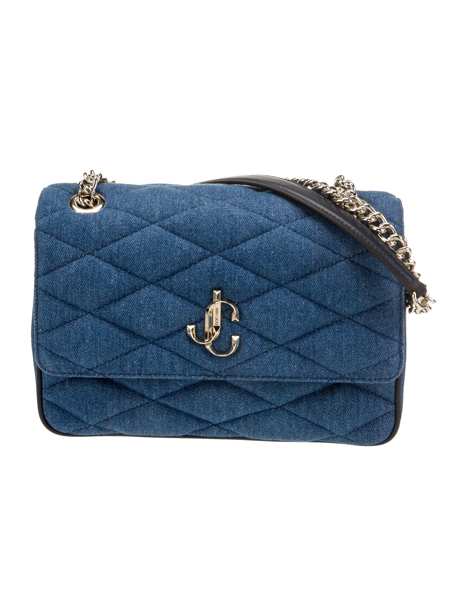 Jimmy Choo Denim Crossbody Bag - Blue Crossbody Bags, Handbags ...