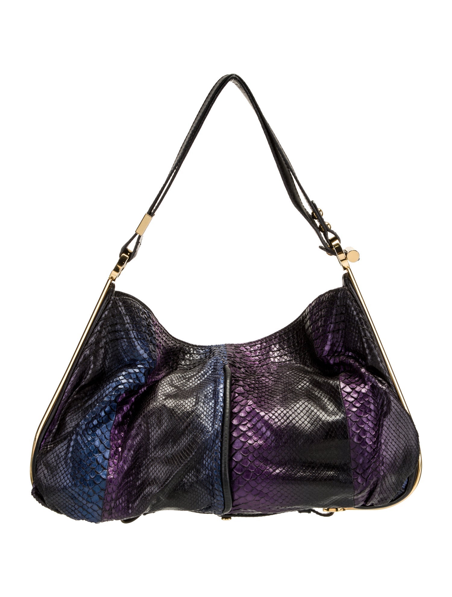 Jimmy Choo Python Hobo - Black Hobos, Handbags - JIM438894 | The RealReal