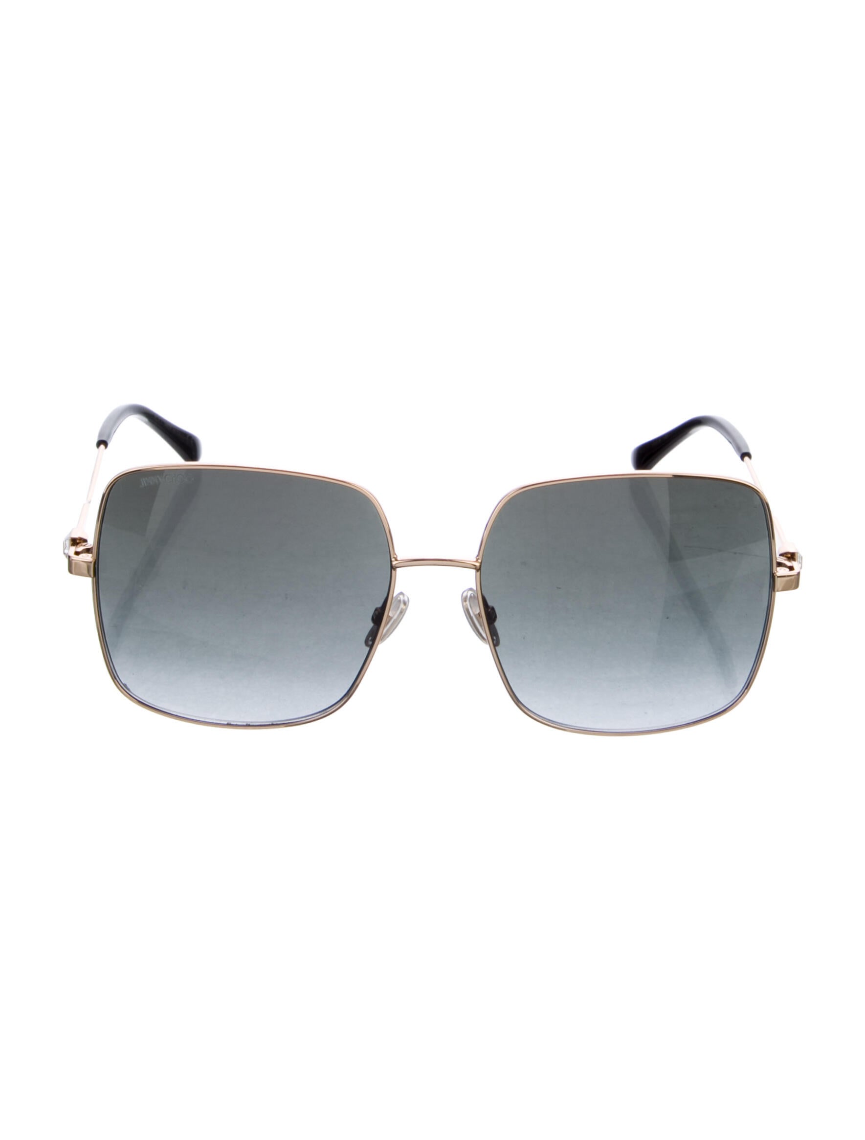 Jimmy Choo Square Gradient Sunglasses - Gold Sunglasses, Accessories ...