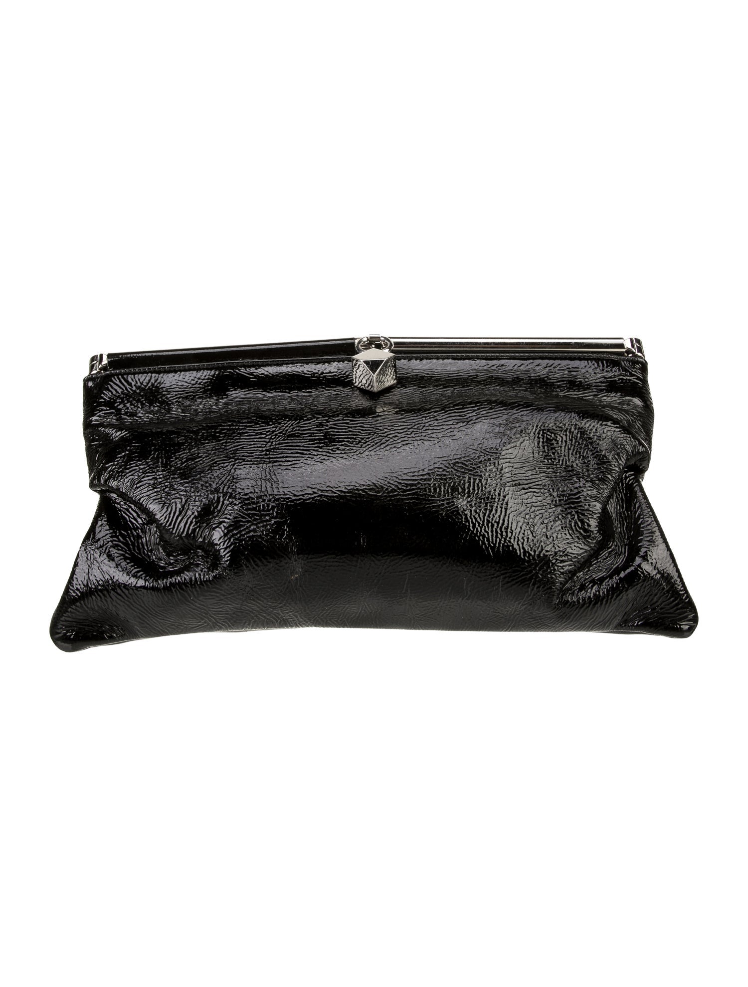 Jimmy Choo Leather Evening Bag - Black Clutches, Handbags - JIM446921 ...