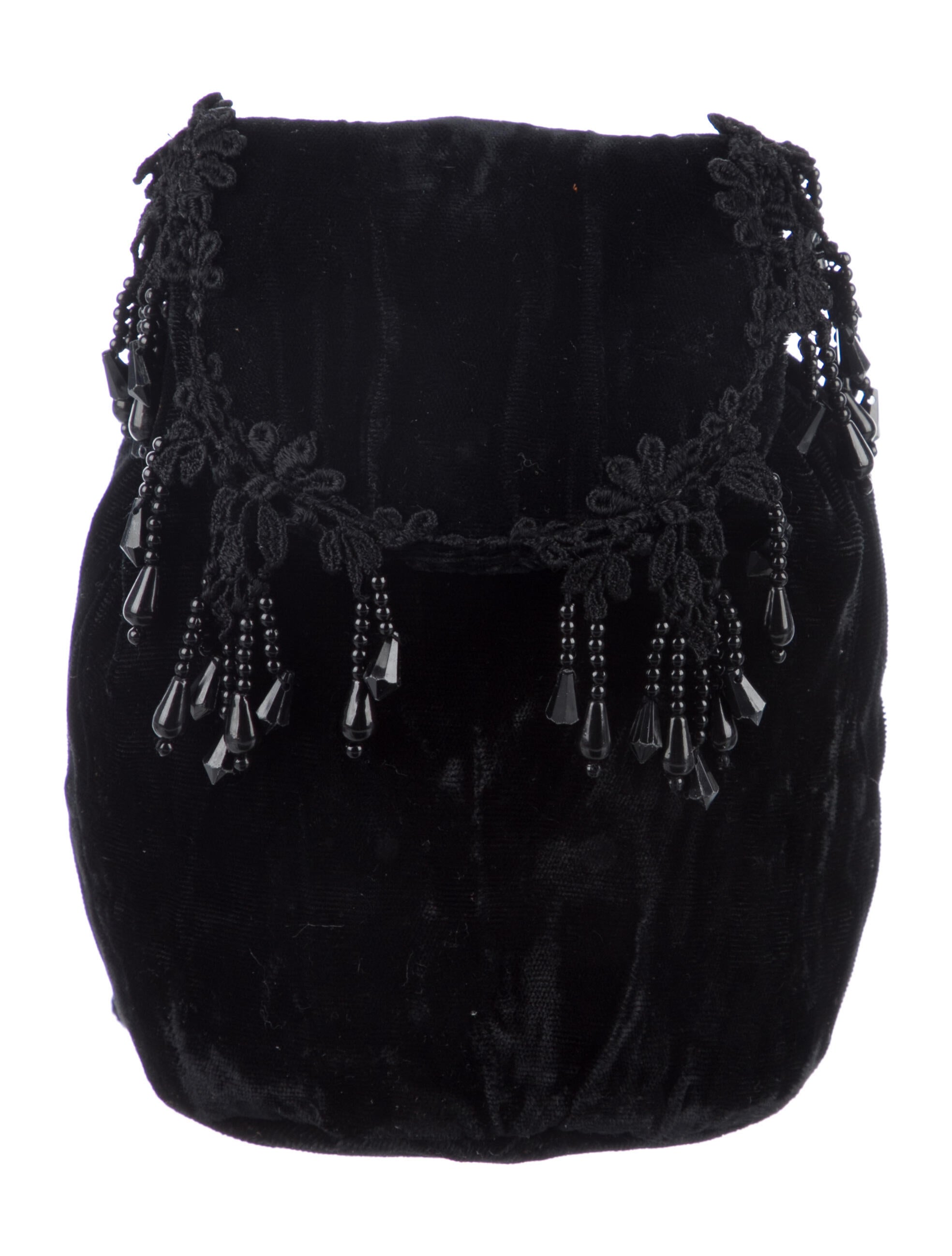 Jill Stuart Mini Velvet Backpack - Black Backpacks, Handbags - JIS26324 ...