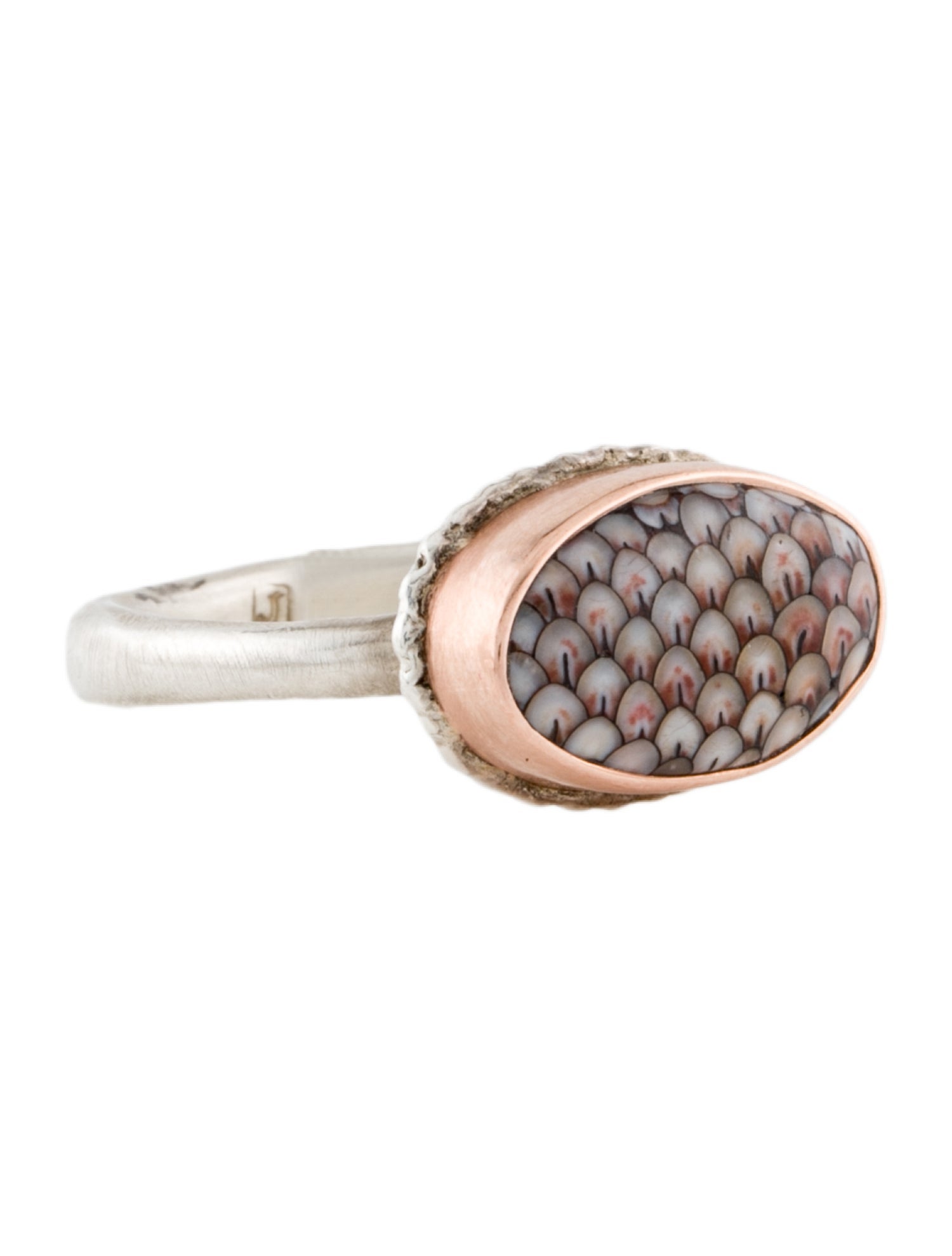 Jamie Joseph Snakeskin Agate Ring - Cocktail Ring, Rings - JJS21645 ...