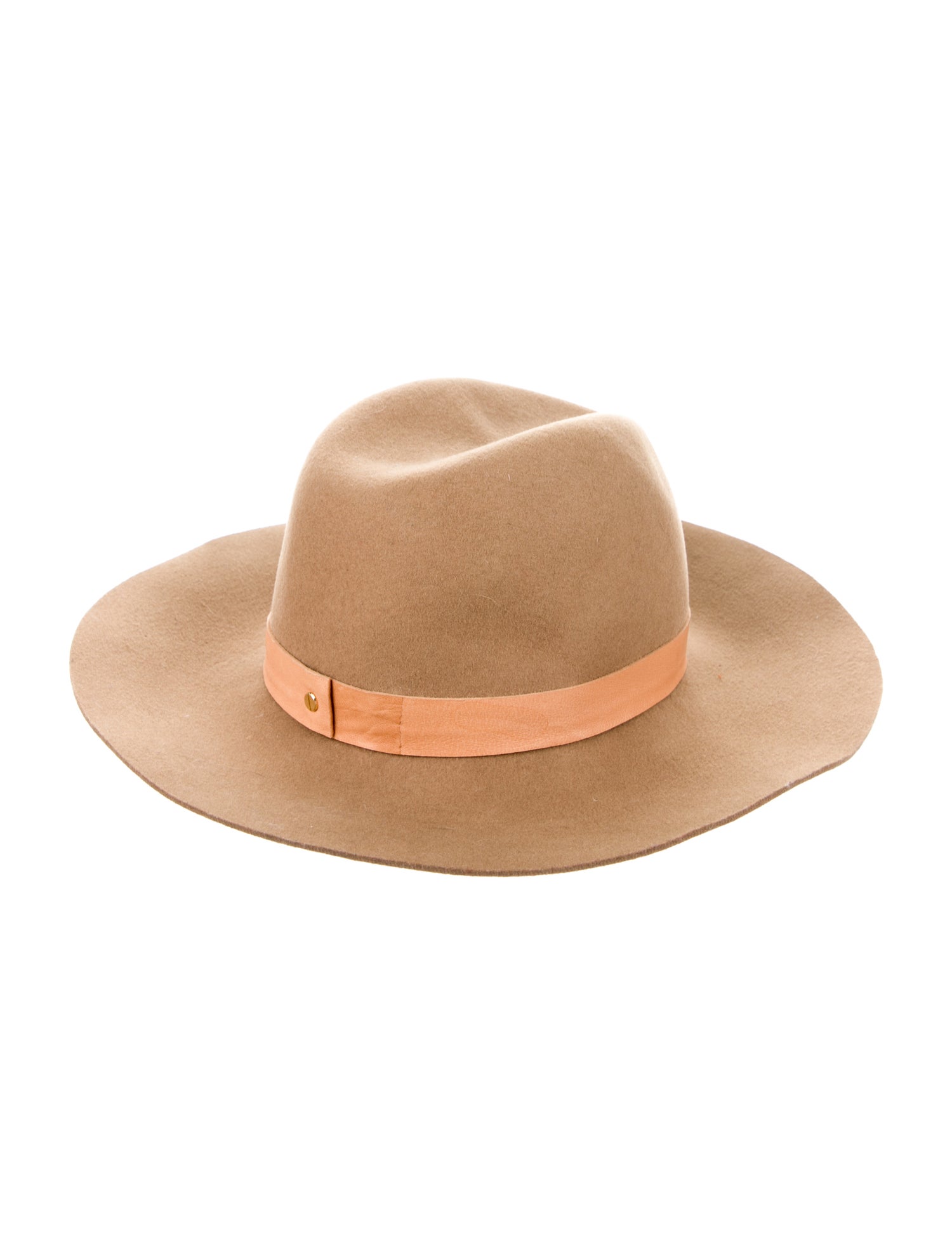 Janessa Leone Wool Fedora Hat - Brown Hats, Accessories - JLN25377 ...