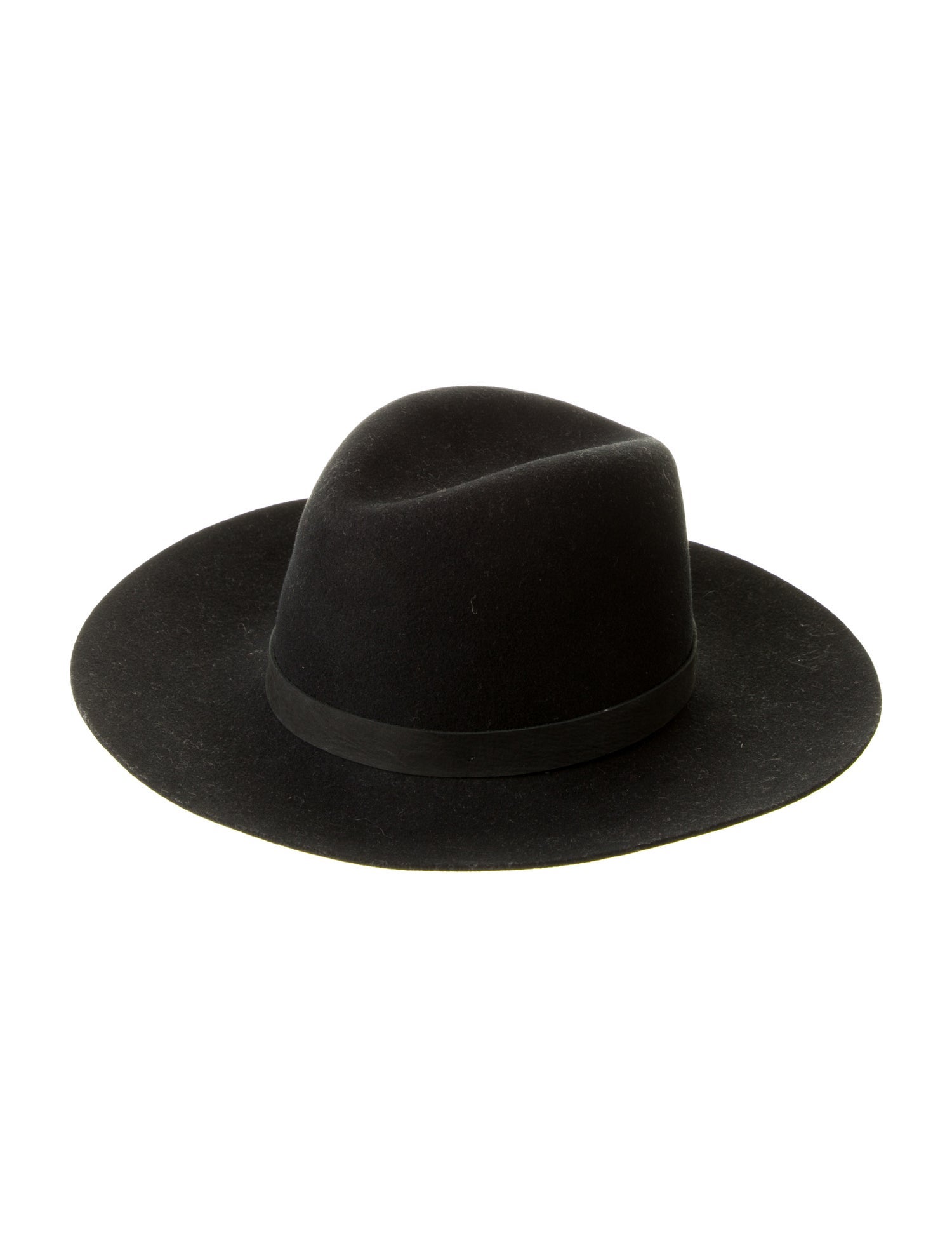 Janessa Leone Solid Wool Sun Hat - Black Hats, Accessories - JLN25105 ...