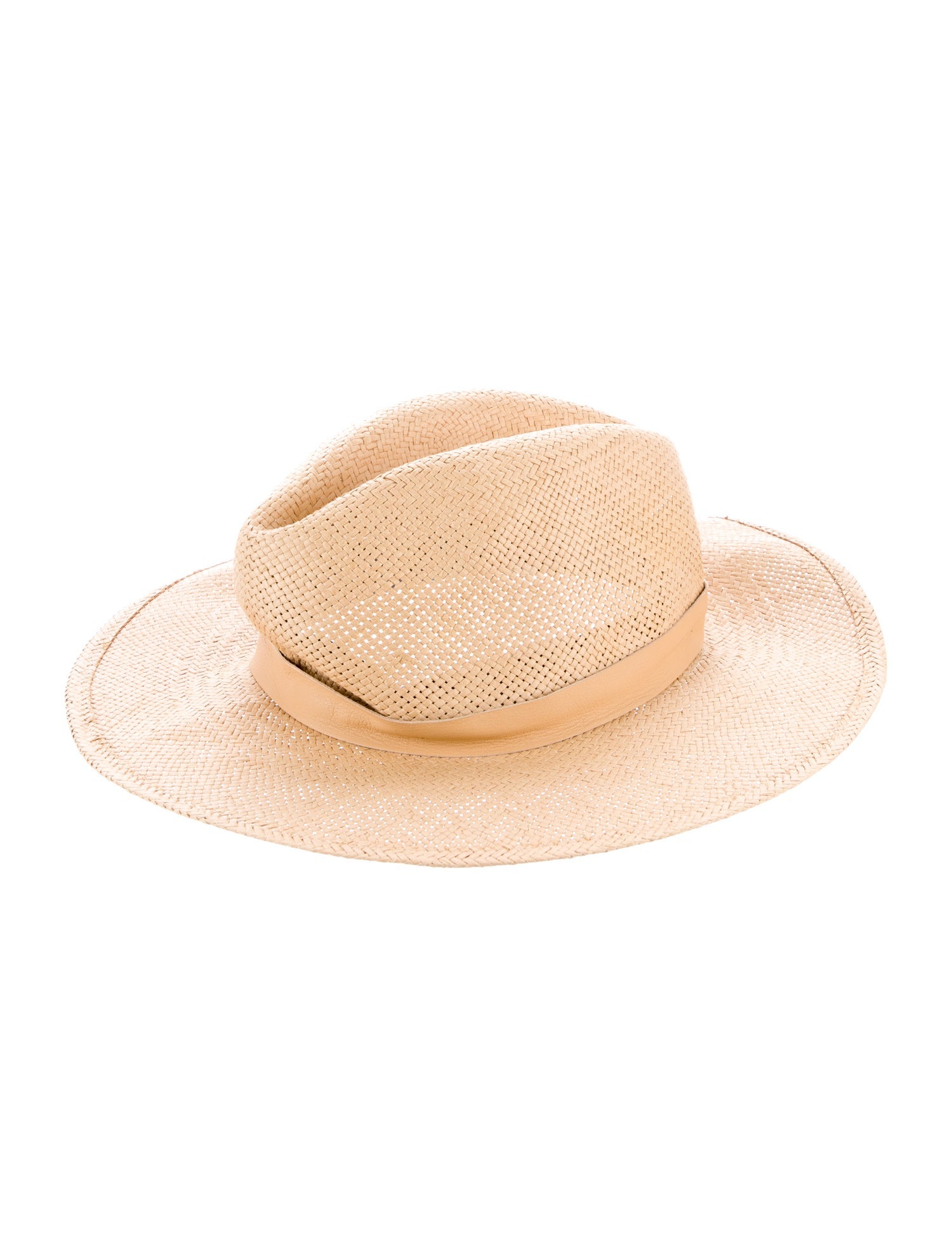 Janessa Leone Janessa Leone Brown straw sun hat - Neutrals Hats ...