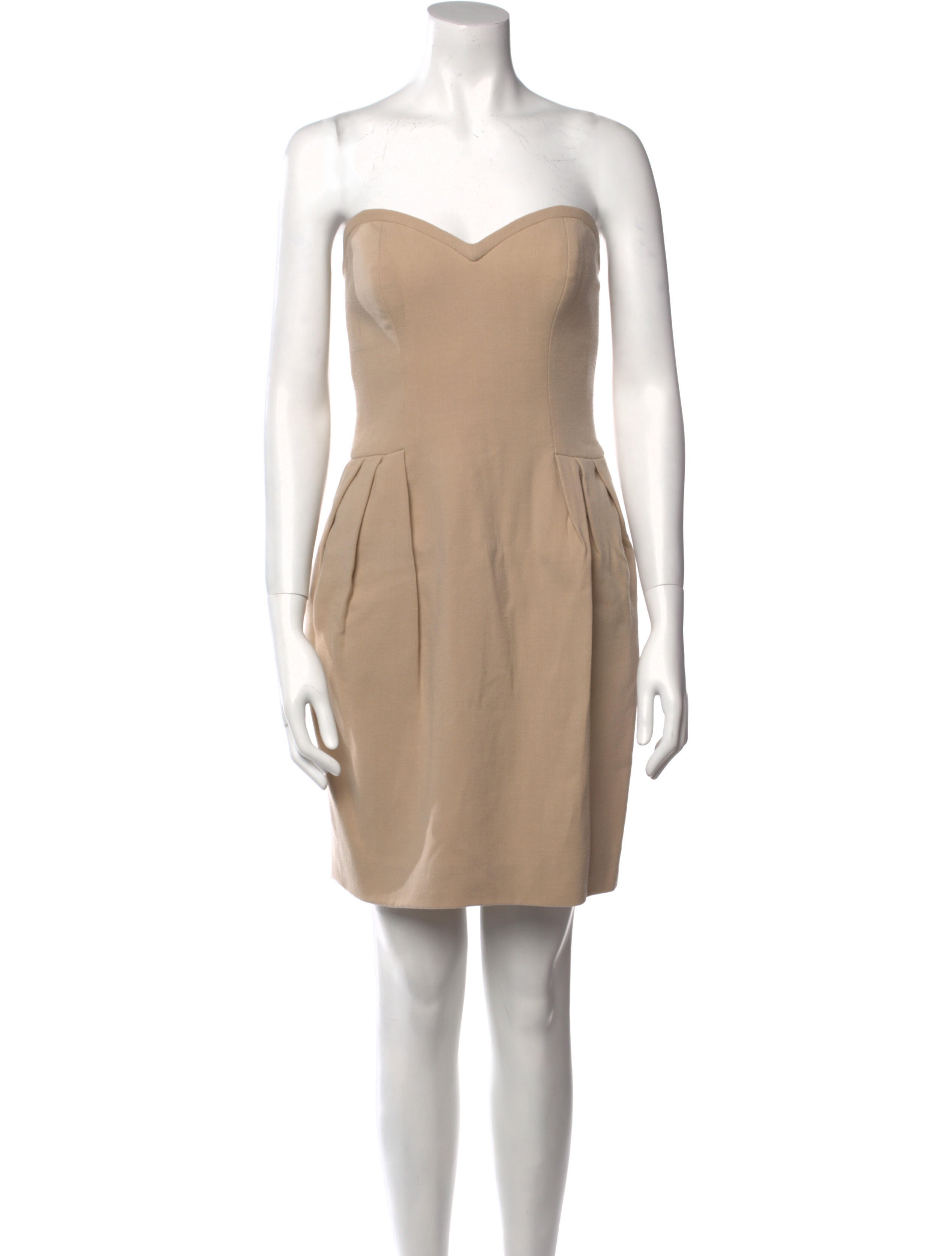 J. Mendel Strapless Mini Dress - Neutrals Dresses, Clothing - JME35193 ...