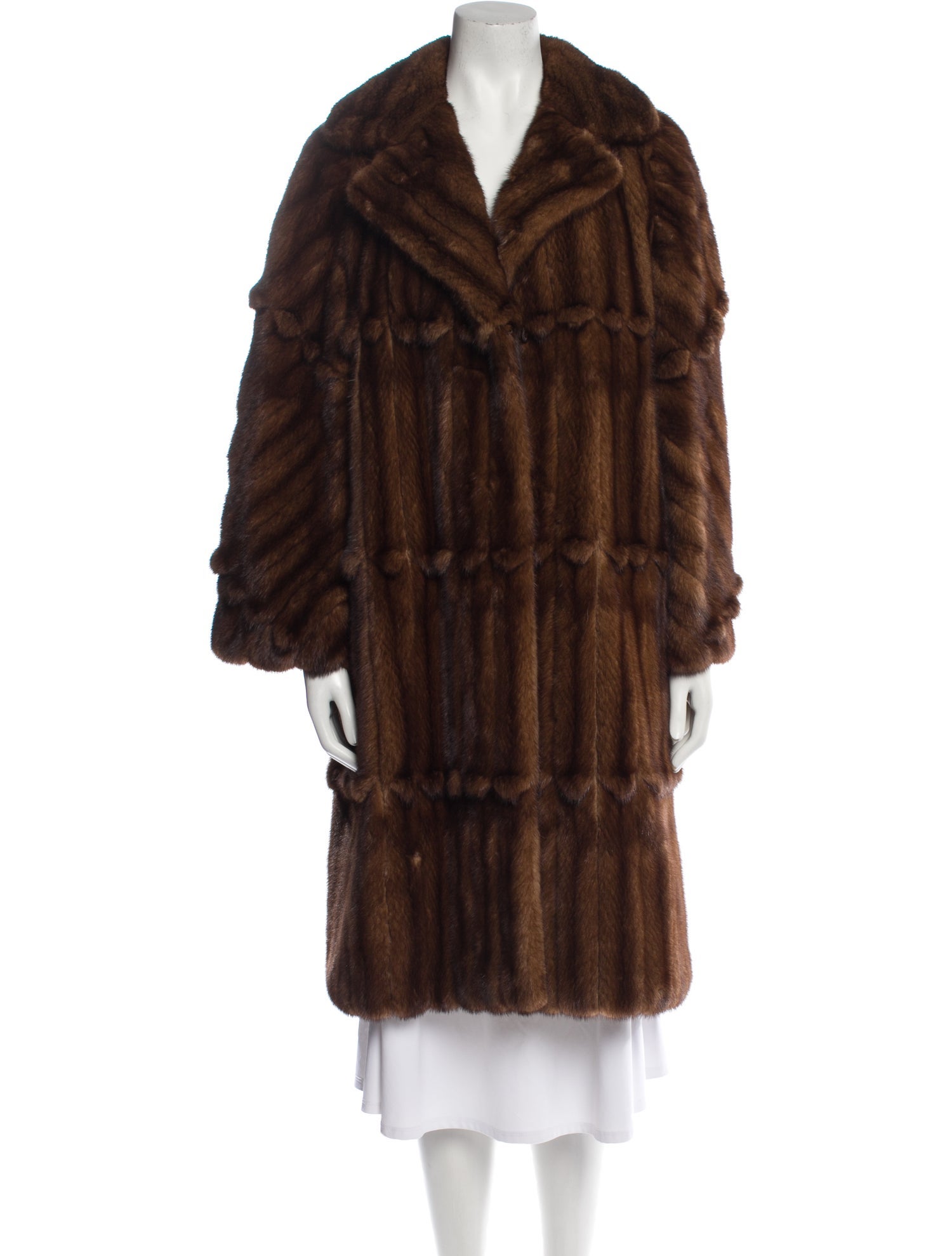 J. Mendel Mink Coat - Brown Coats, Clothing - JME38744 | The RealReal