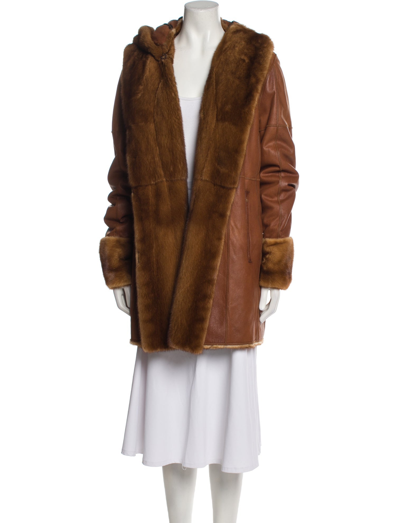 J. Mendel Fur Coat - Brown Coats, Clothing - JME39299 | The RealReal