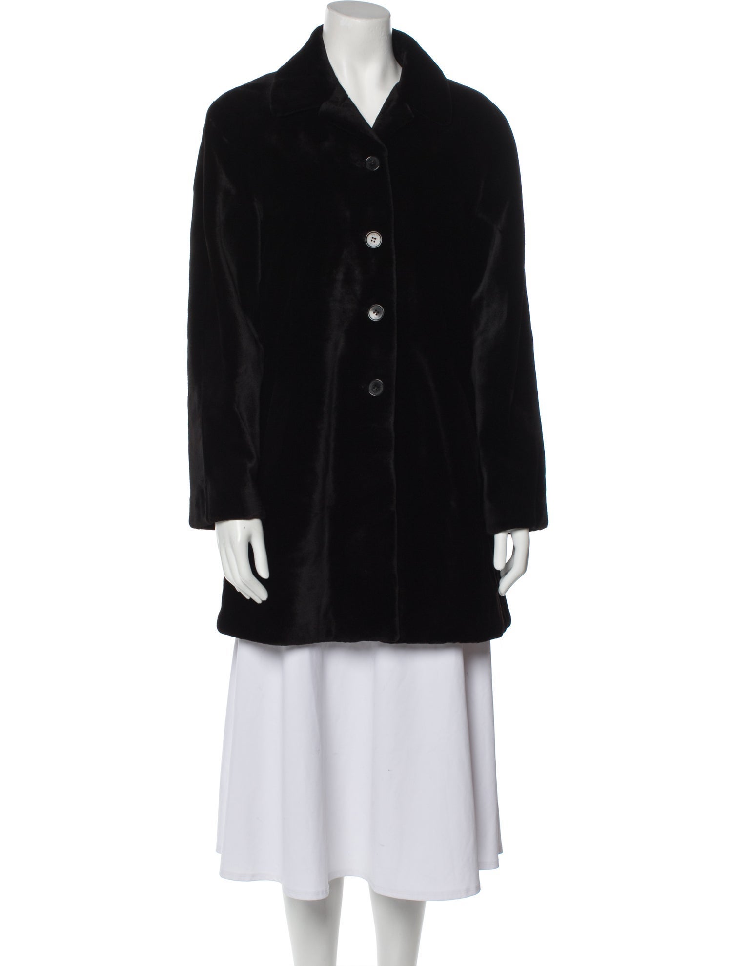 J. Mendel Coat - Black Coats, Clothing - JME39947 | The RealReal