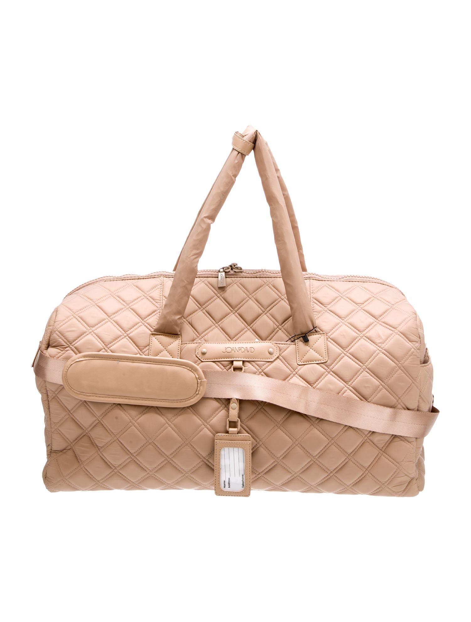 Joan & David Nylon Luggage Tote w/Tags - Brown Luggage and Travel ...