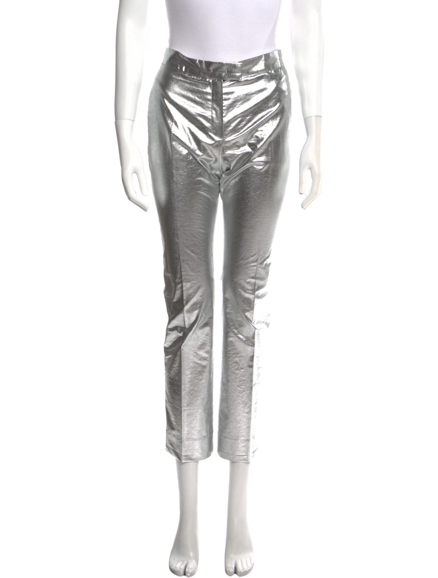 Marc Jacobs Wool High-Rise Pants - Black, 11" Rise Pants, Clothing ...