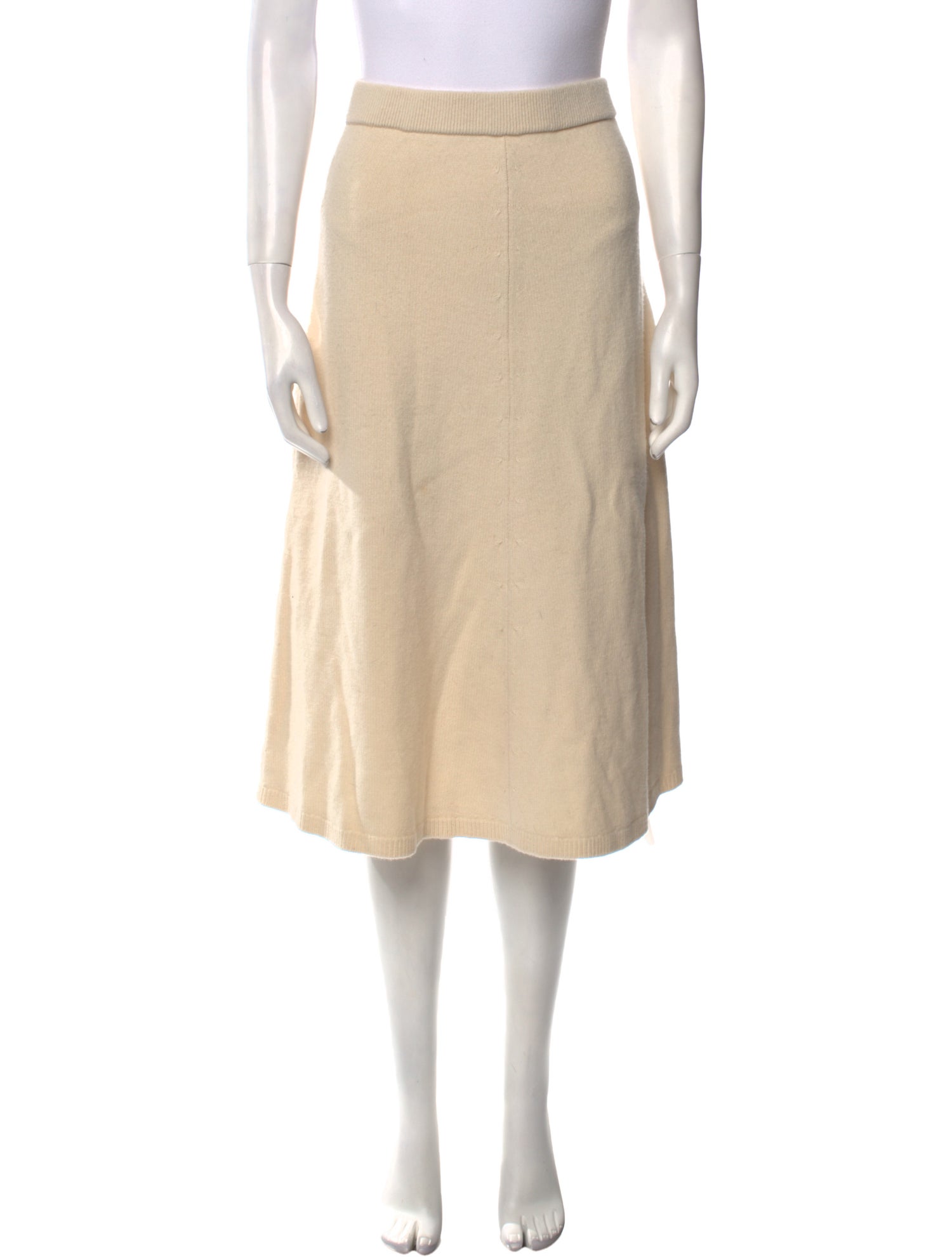 Joseph Wool Knee-Length Skirt - Neutrals Skirts, Clothing - JOS60960 ...