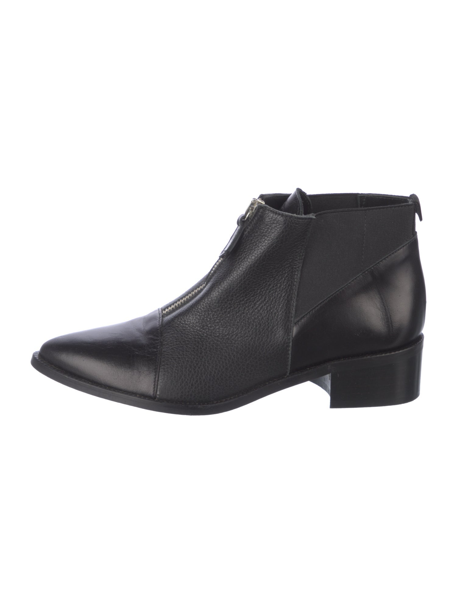 Joseph Leather Lace-Up Boots - Black Boots, Shoes - JOS62833 | The RealReal