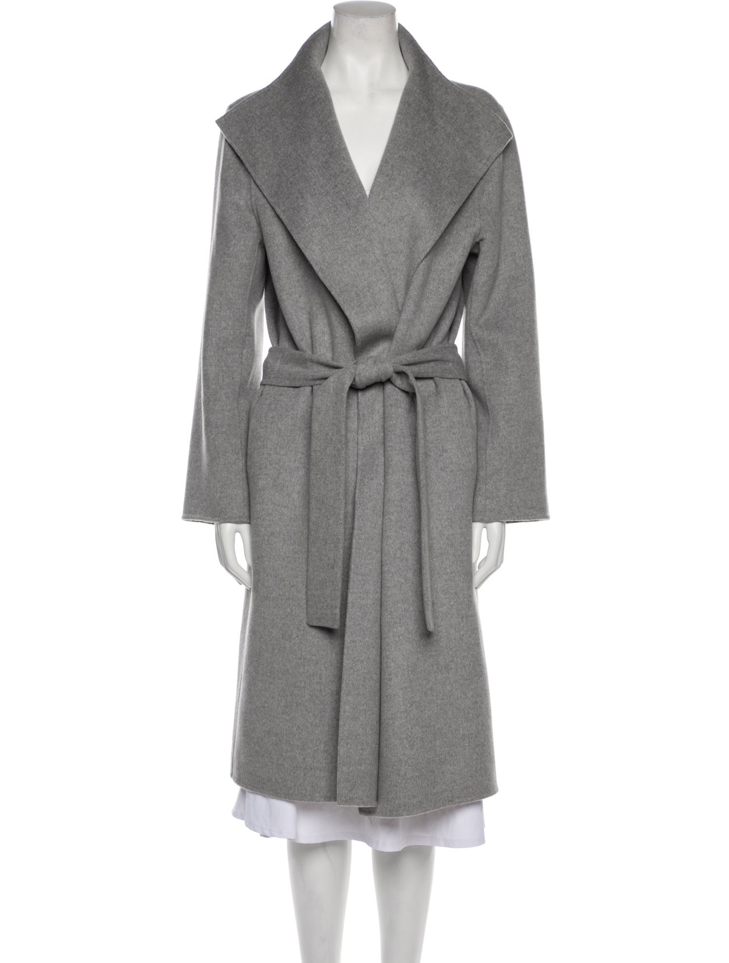 Joseph Wool Trench Coat - Grey Coats, Clothing - JOS62906 | The RealReal