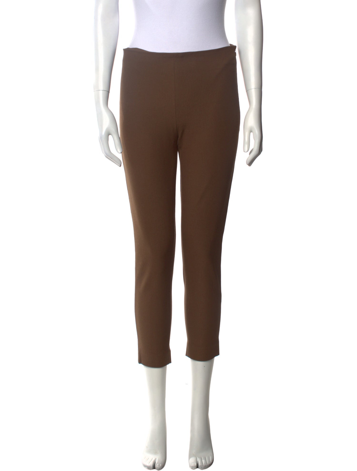 Joseph Straight Leg Pants - Brown, 10.5" Rise Pants, Clothing ...