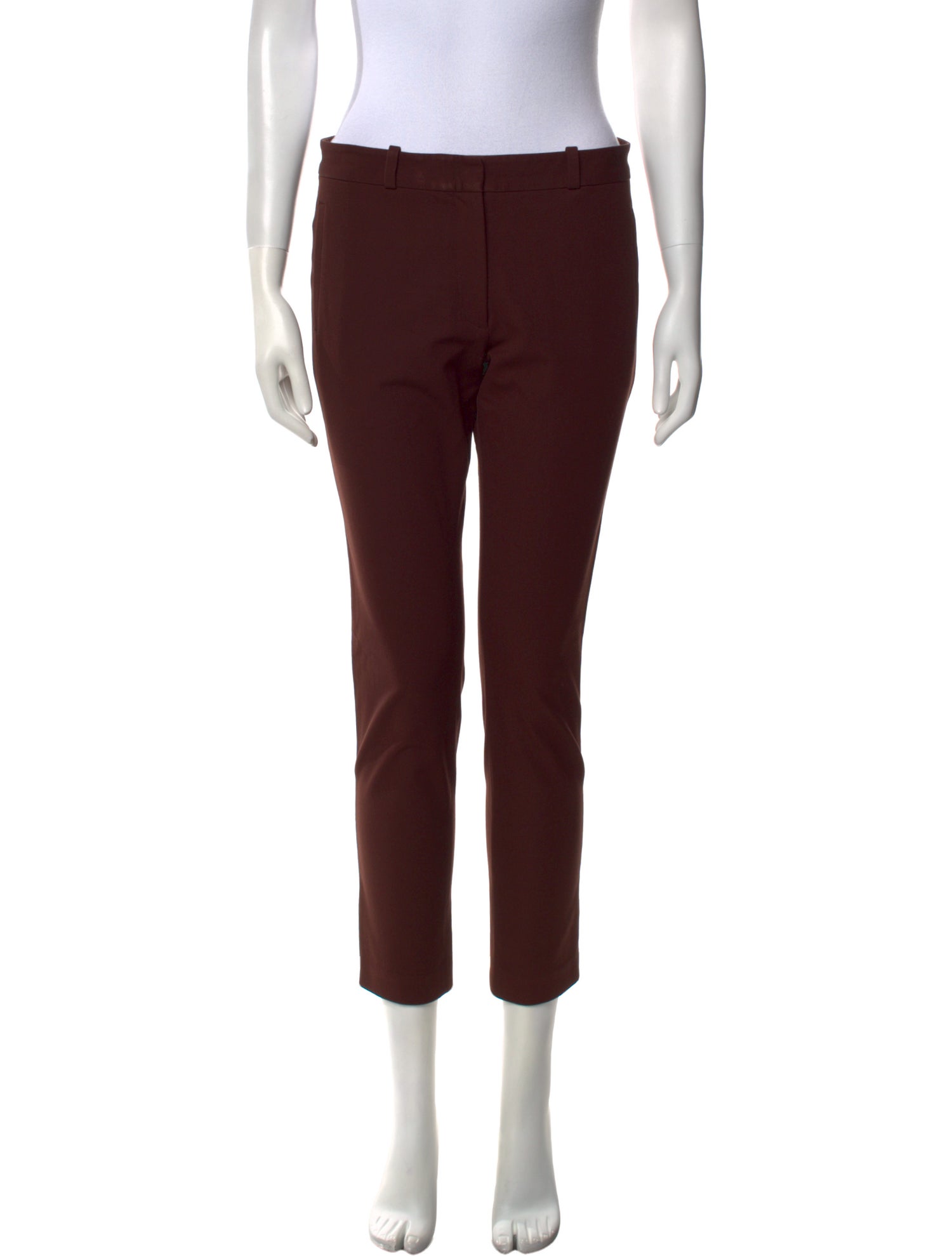 Joseph Skinny Leg Pants - Brown, 9.25" Rise Pants, Clothing - JOS65234 ...
