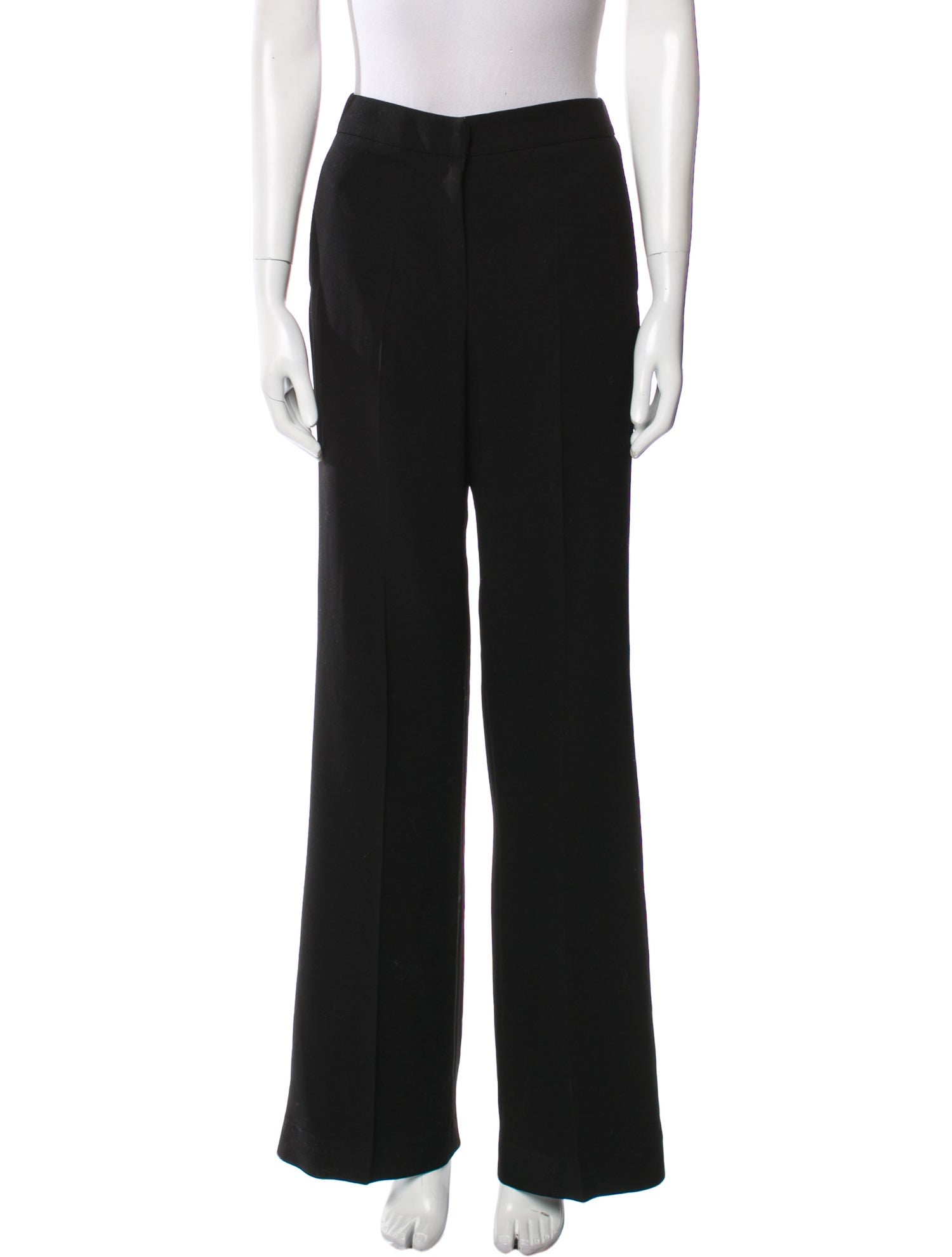 Joseph Straight Leg Pants - Black, 13.75" Rise Pants, Clothing ...