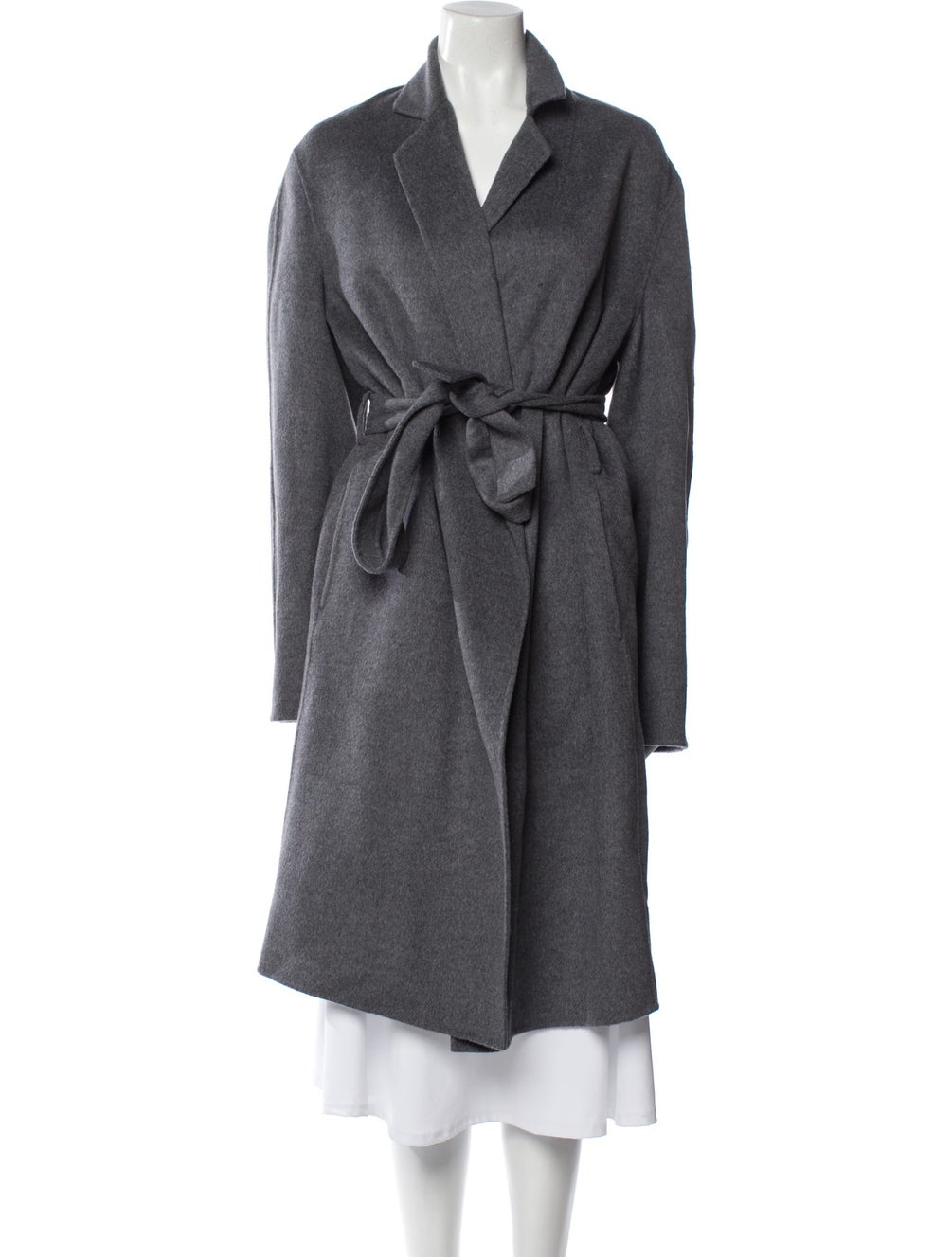 Joseph Wool Trench Coat - Grey Coats, Clothing - JOS68429 | The RealReal