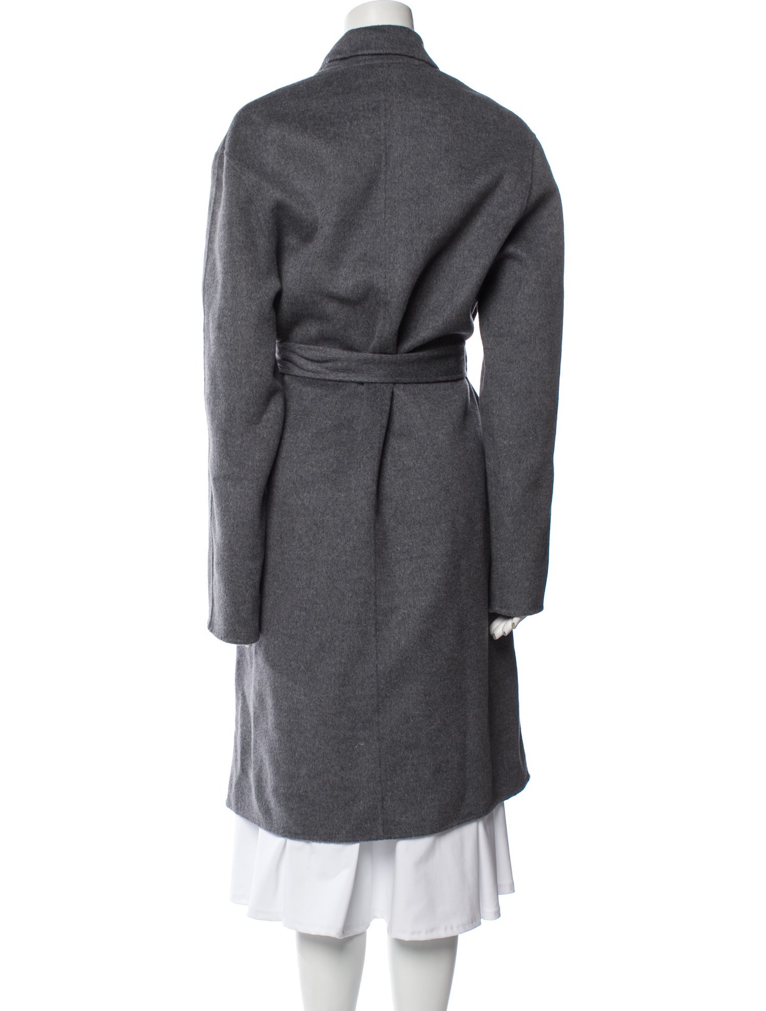 Joseph Wool Trench Coat - Grey Coats, Clothing - JOS68429 | The RealReal