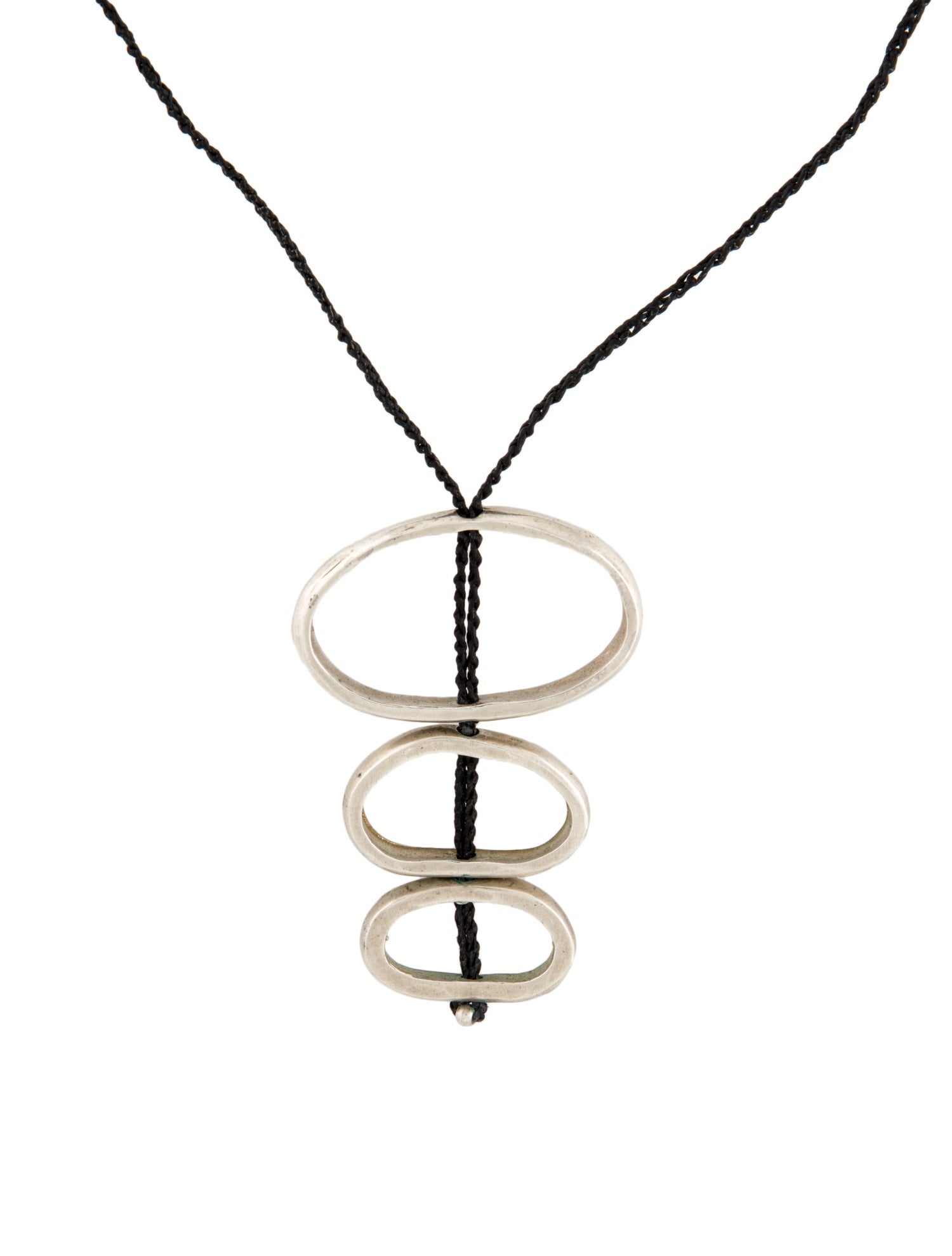 Jill Platner Stepping Stones Pendant Necklace - Sterling Silver Pendant ...