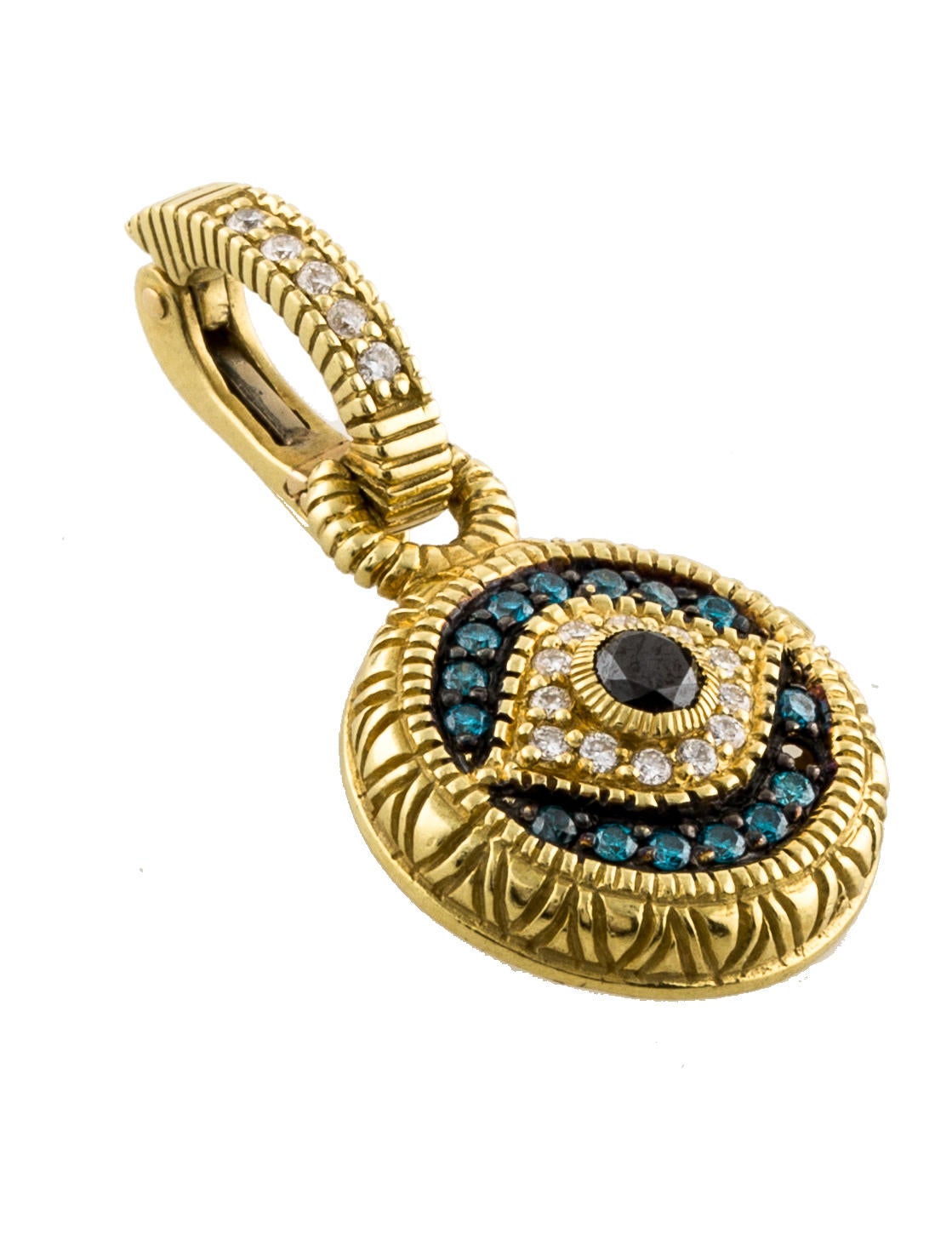 Judith Ripka 18K Diamond Evil Eye Pendant - Pendant Necklace, Necklaces ...