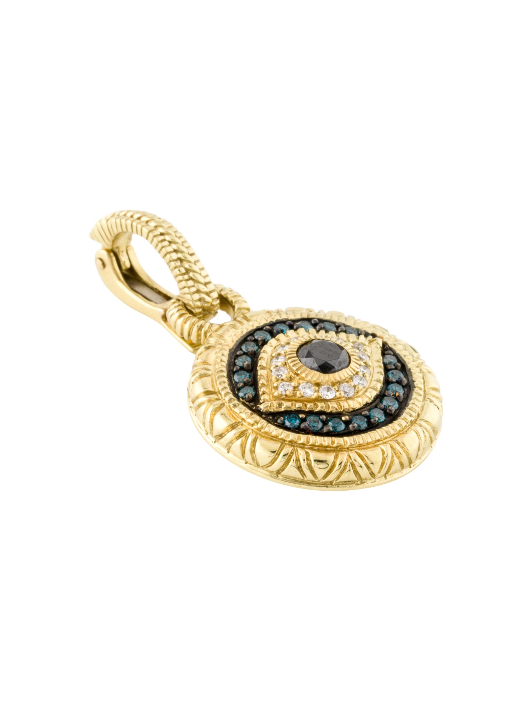 Judith Ripka 18K Diamond Evil Eye Pendant - Pendant Necklace, Necklaces ...