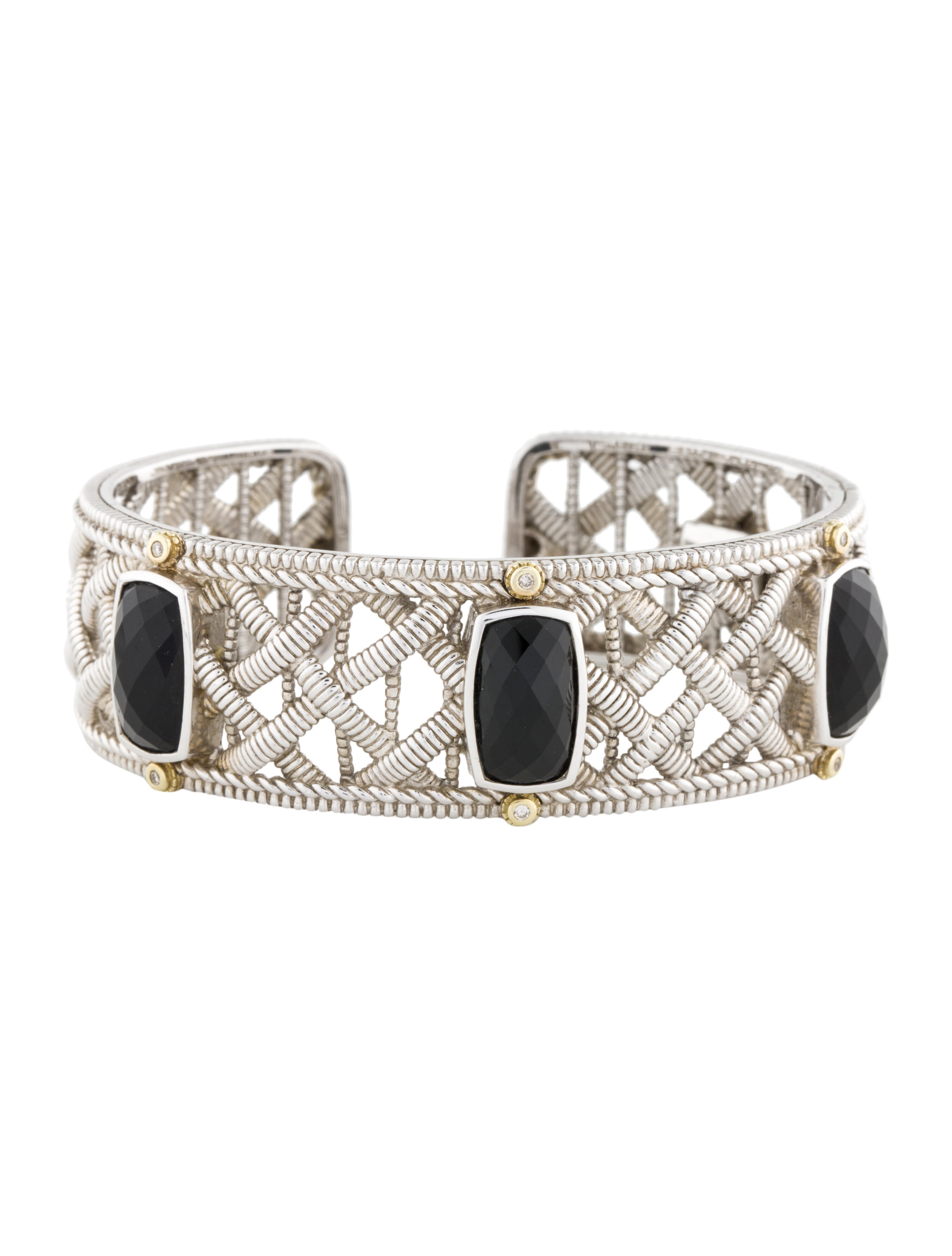 Judith Ripka 18K Multistone Cuff - 18K Yellow Gold Cuff, Bracelets ...