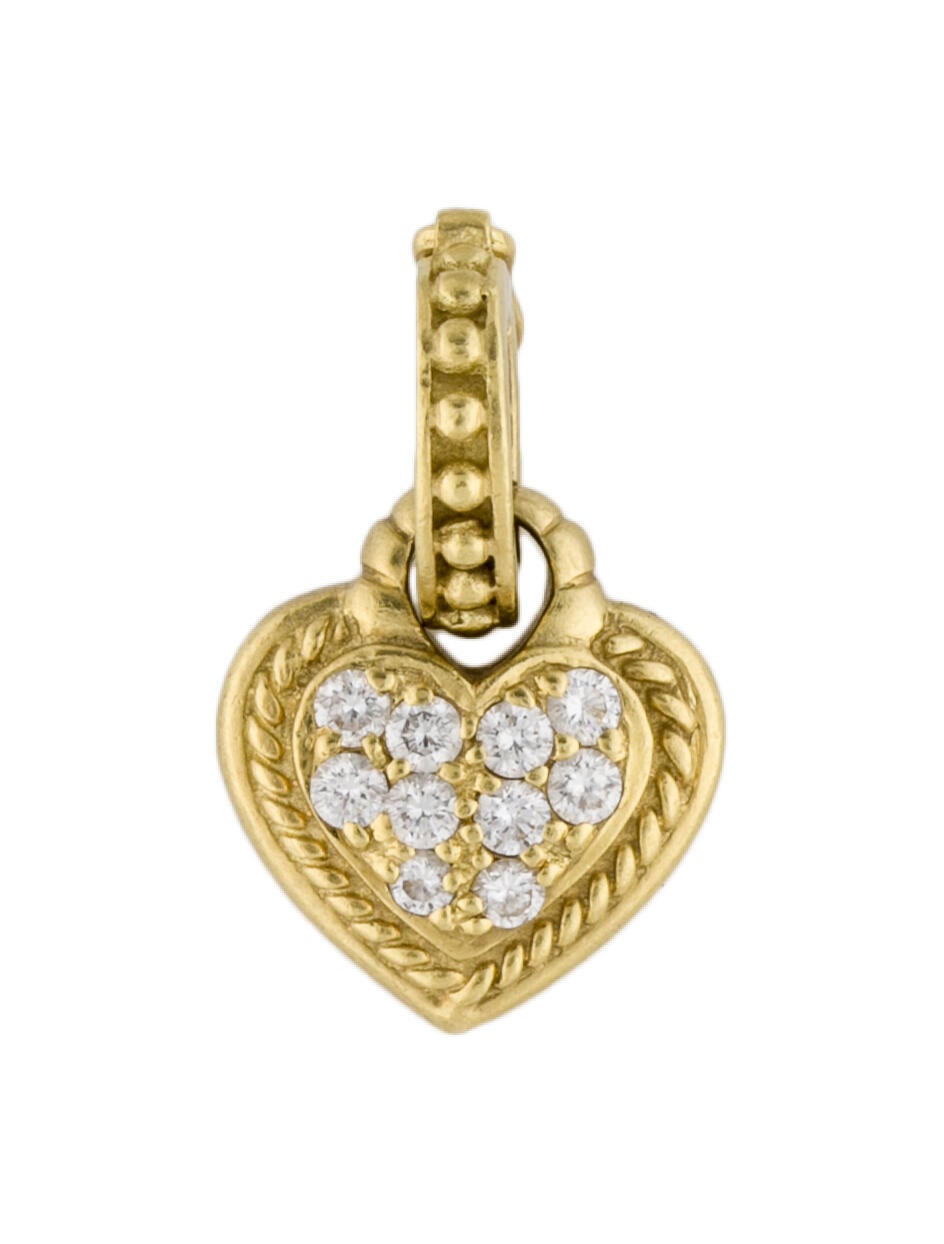 Judith Ripka 18K Diamond & Iolite Maltese Cross Pendant - 18K White ...
